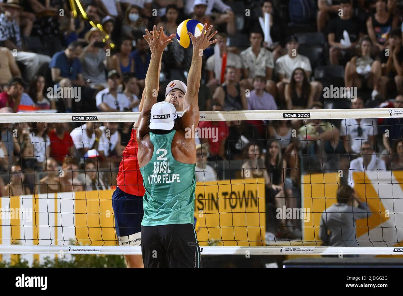 Anders Mol and Christian Sorum (NOR) vs Renato and Vitor Felipe (BRA ...