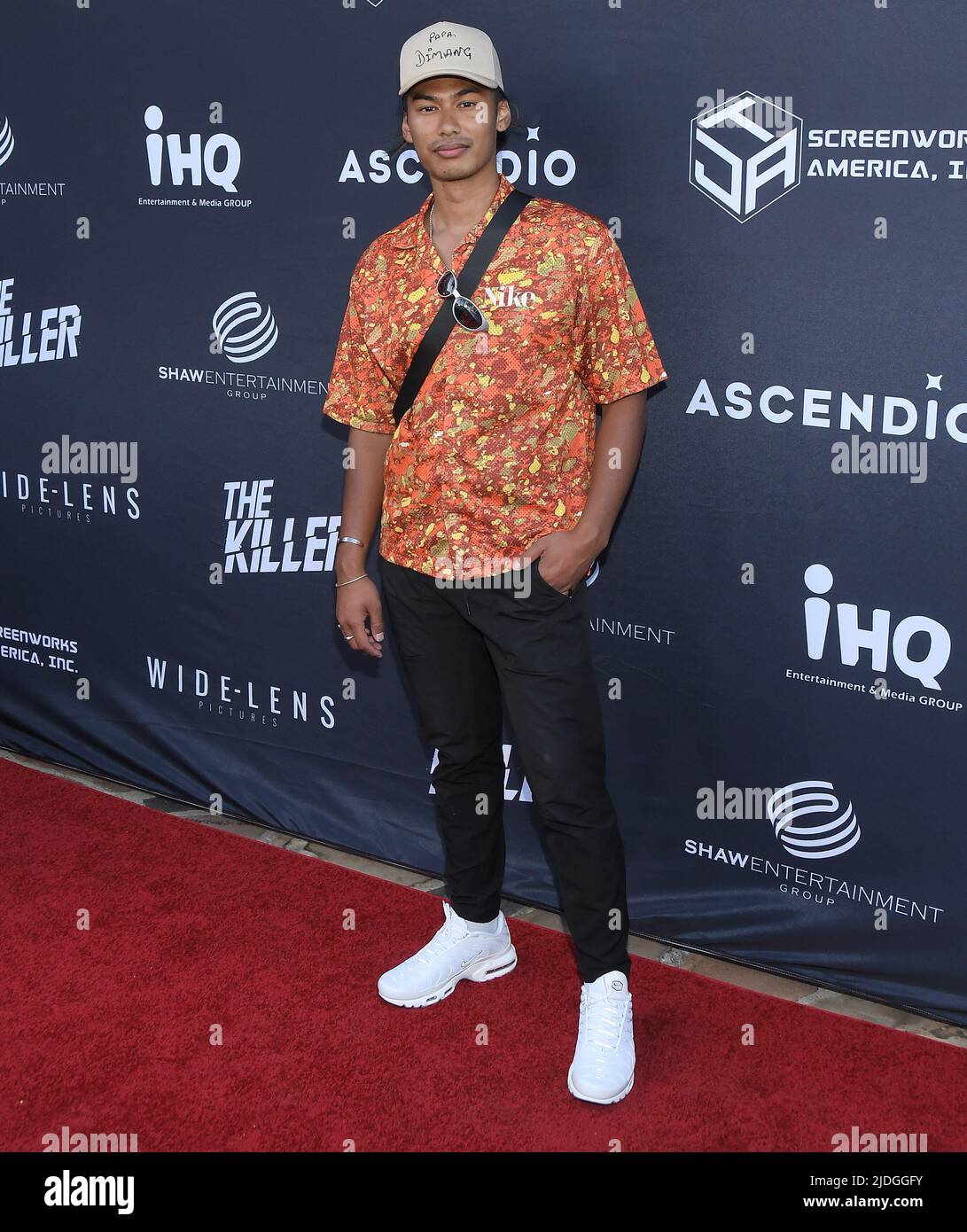 Westwood, CA , June 20, 2022. Shawn Dimang arrives at THE KILLER Los ...