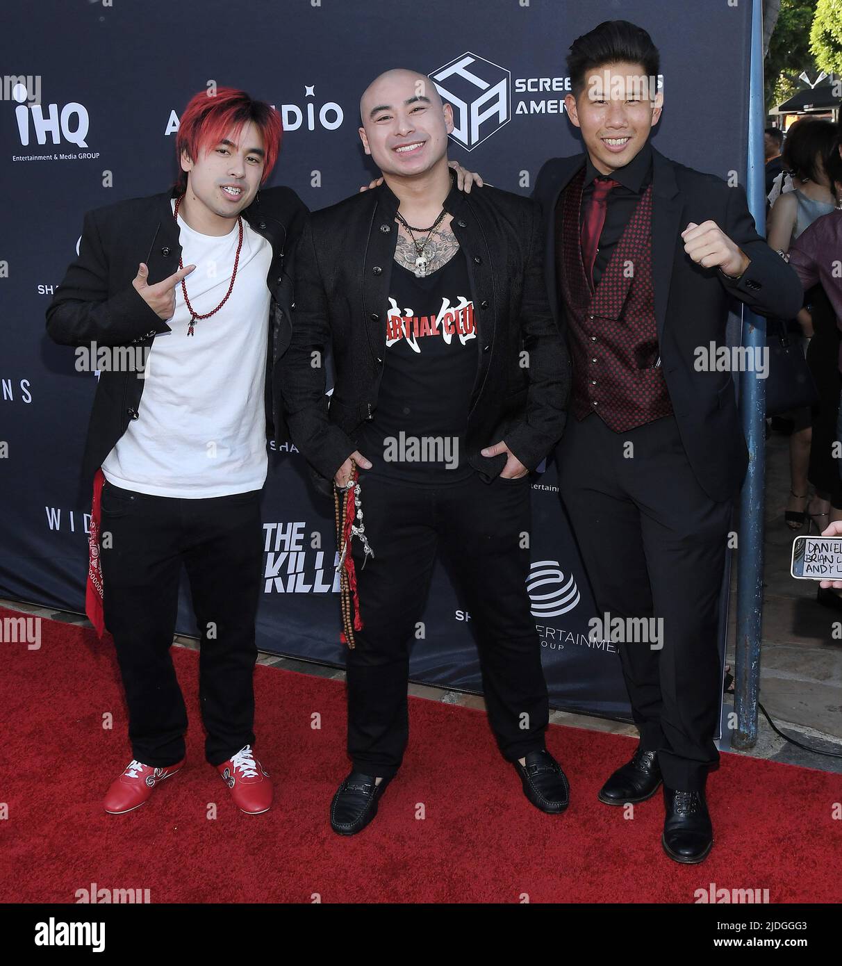 Westwood, CA , June 20, 2022. (L-R) Andy Le, Brian Le and Daniel Mah ...