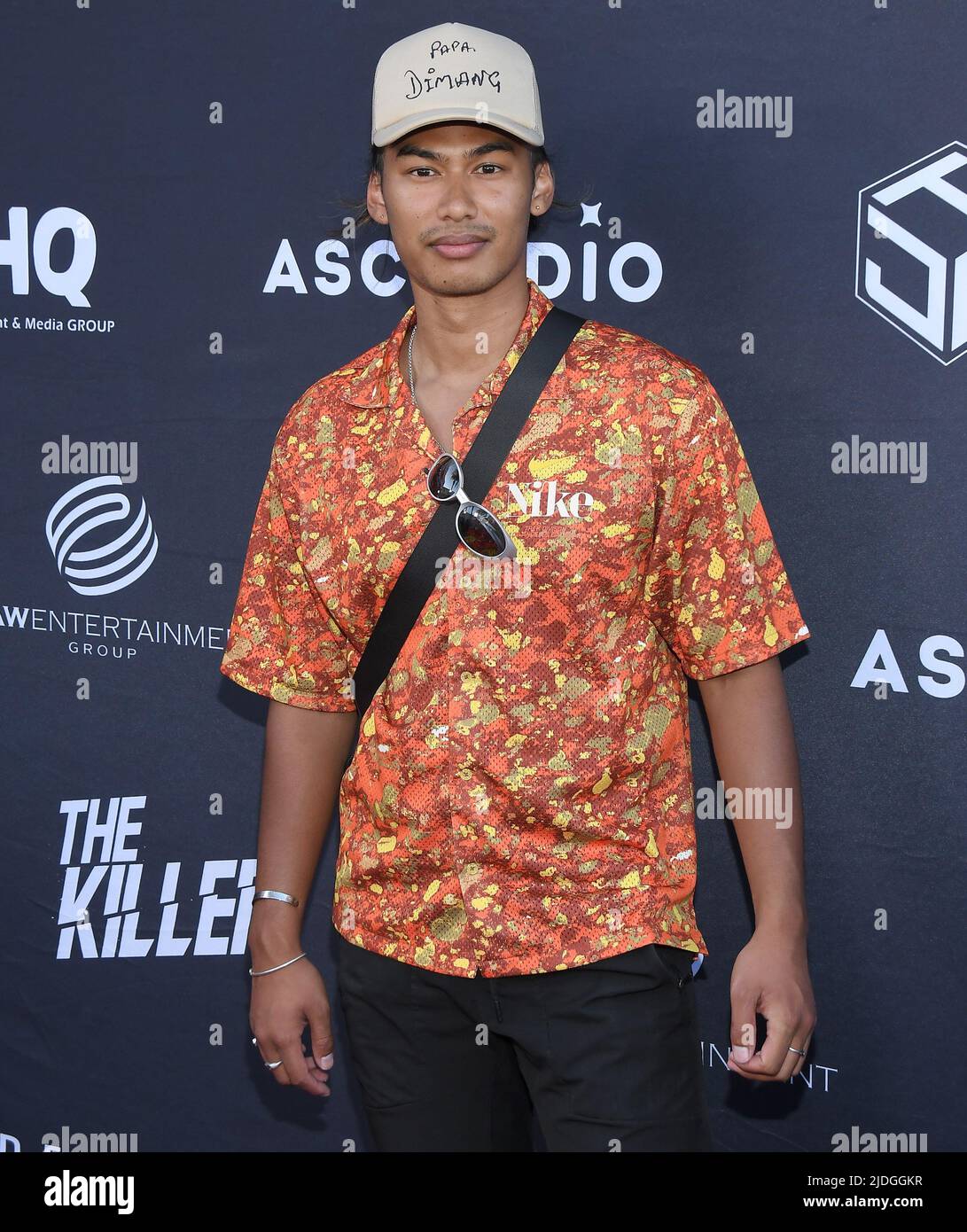 Los Angeles, USA. 20th June, 2022. Shawn Dimang arrives at THE KILLER ...