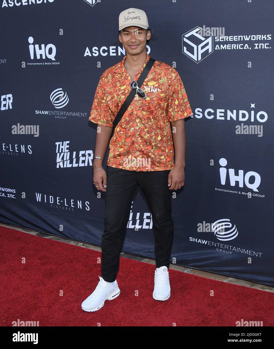 Los Angeles, USA. 20th June, 2022. Shawn Dimang arrives at THE KILLER ...