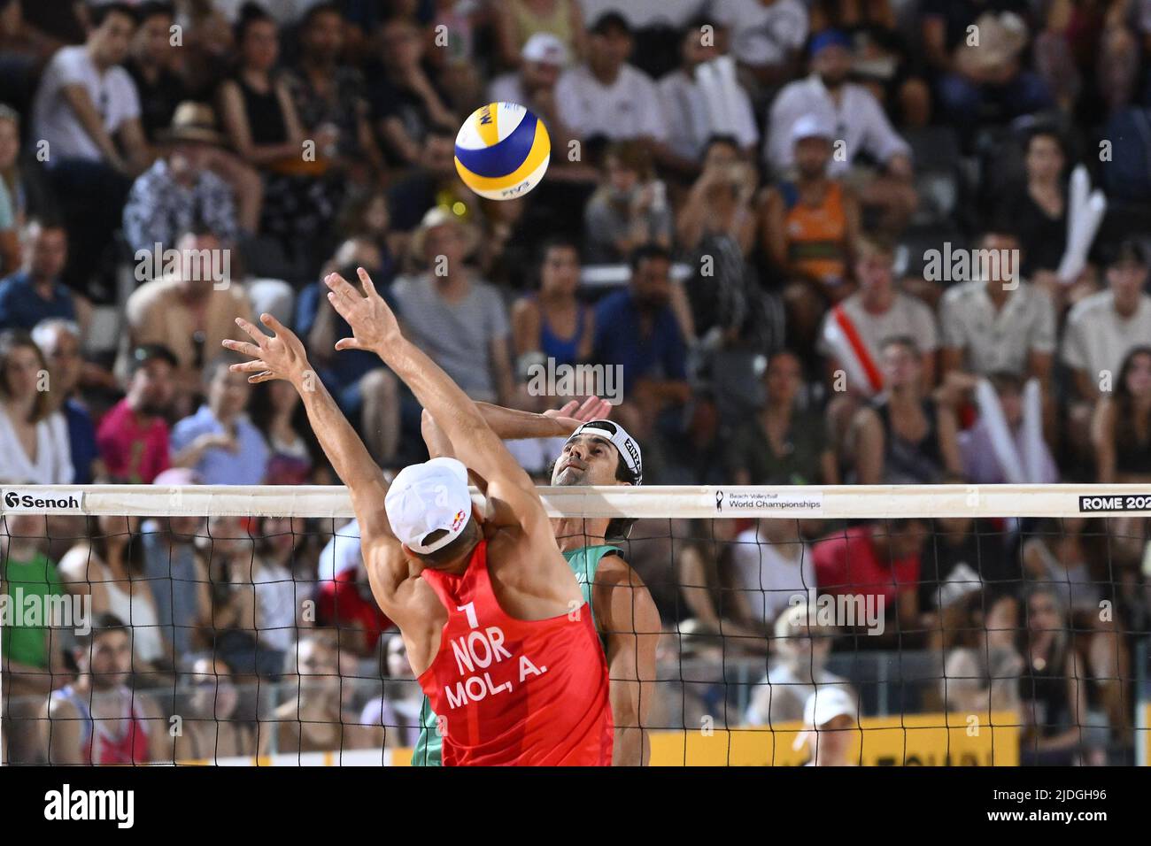 Rome, Italy. 19th June, 2022. Anders Mol and Christian Sorum (NOR) vs ...