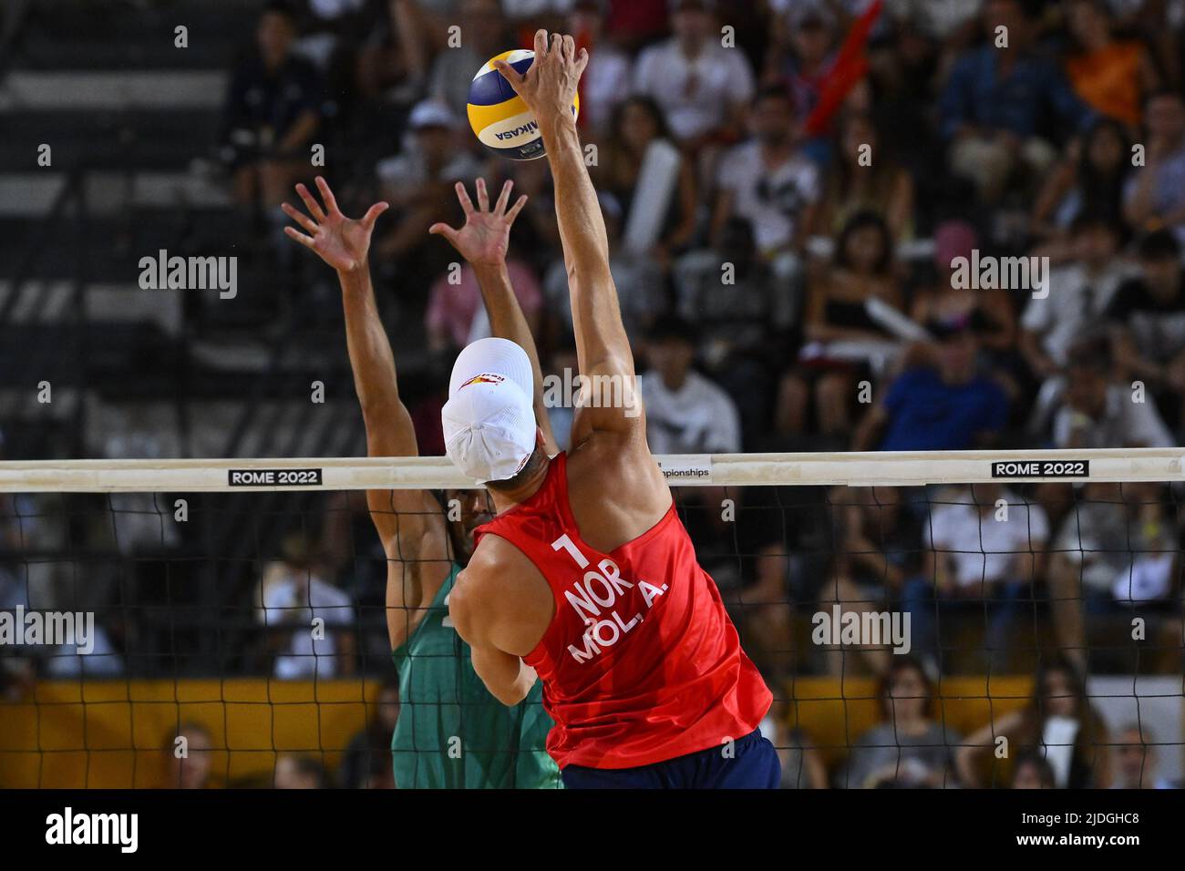 Anders Mol and Christian Sorum (NOR) vs Renato and Vitor Felipe (BRA ...