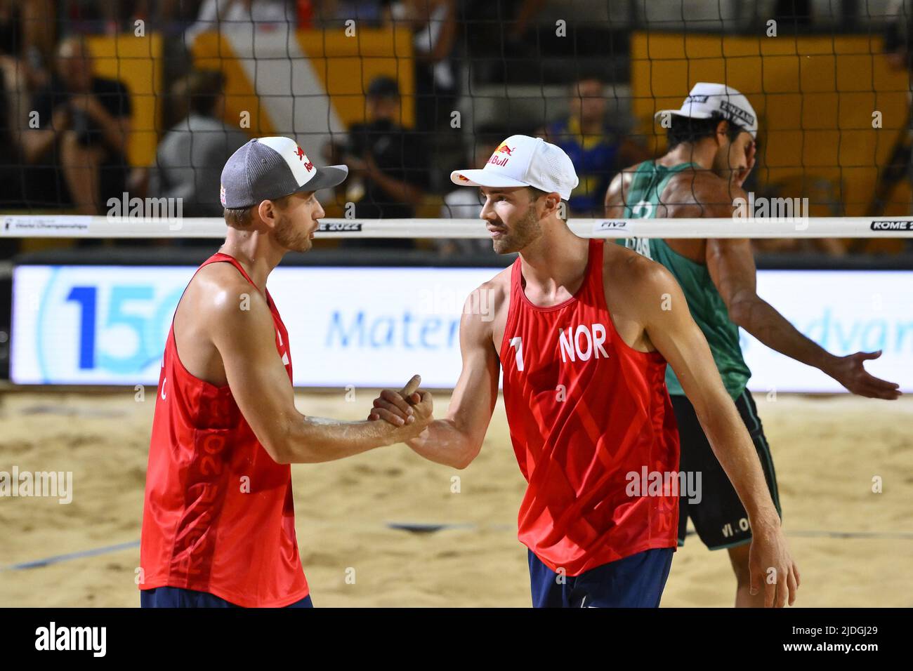 Rome, Italy. 19th June, 2022. Anders Mol and Christian Sorum (NOR) vs ...