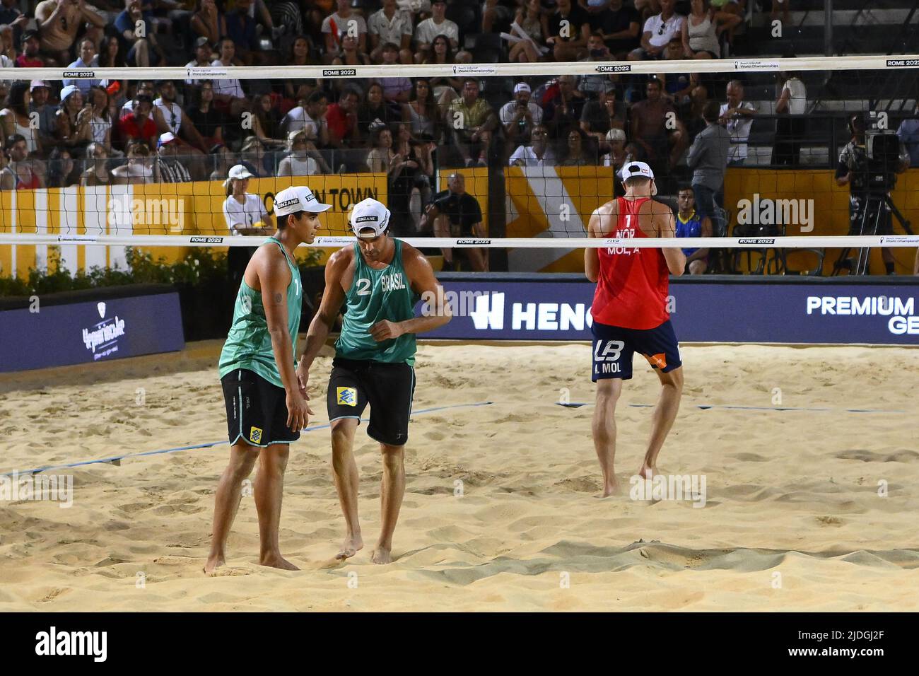 Rome, Italy. 19th June, 2022. Anders Mol and Christian Sorum (NOR) vs ...