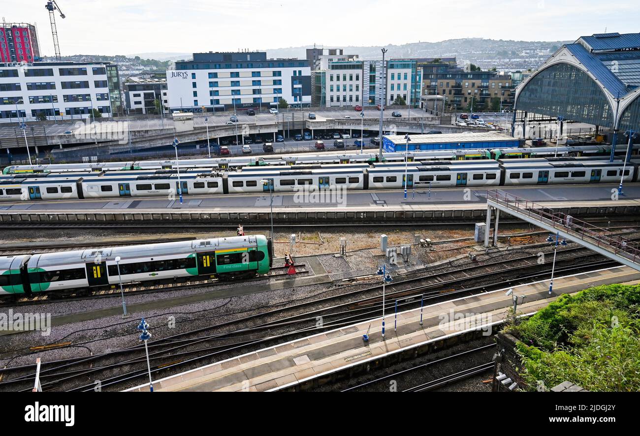 Trains running on both tracks hi-res stock photography and images - Alamy