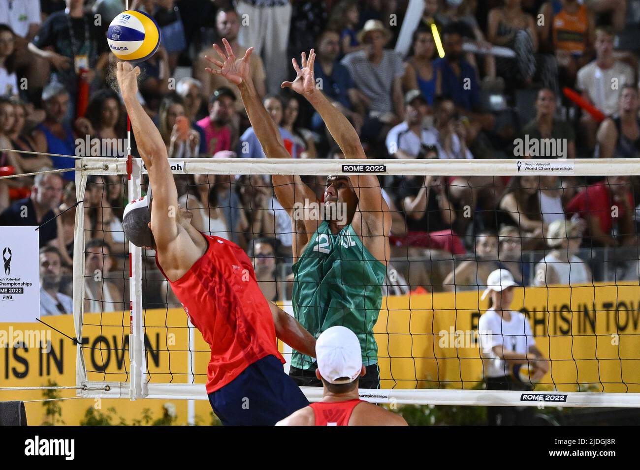 Anders Mol and Christian Sorum (NOR) vs Renato and Vitor Felipe (BRA ...