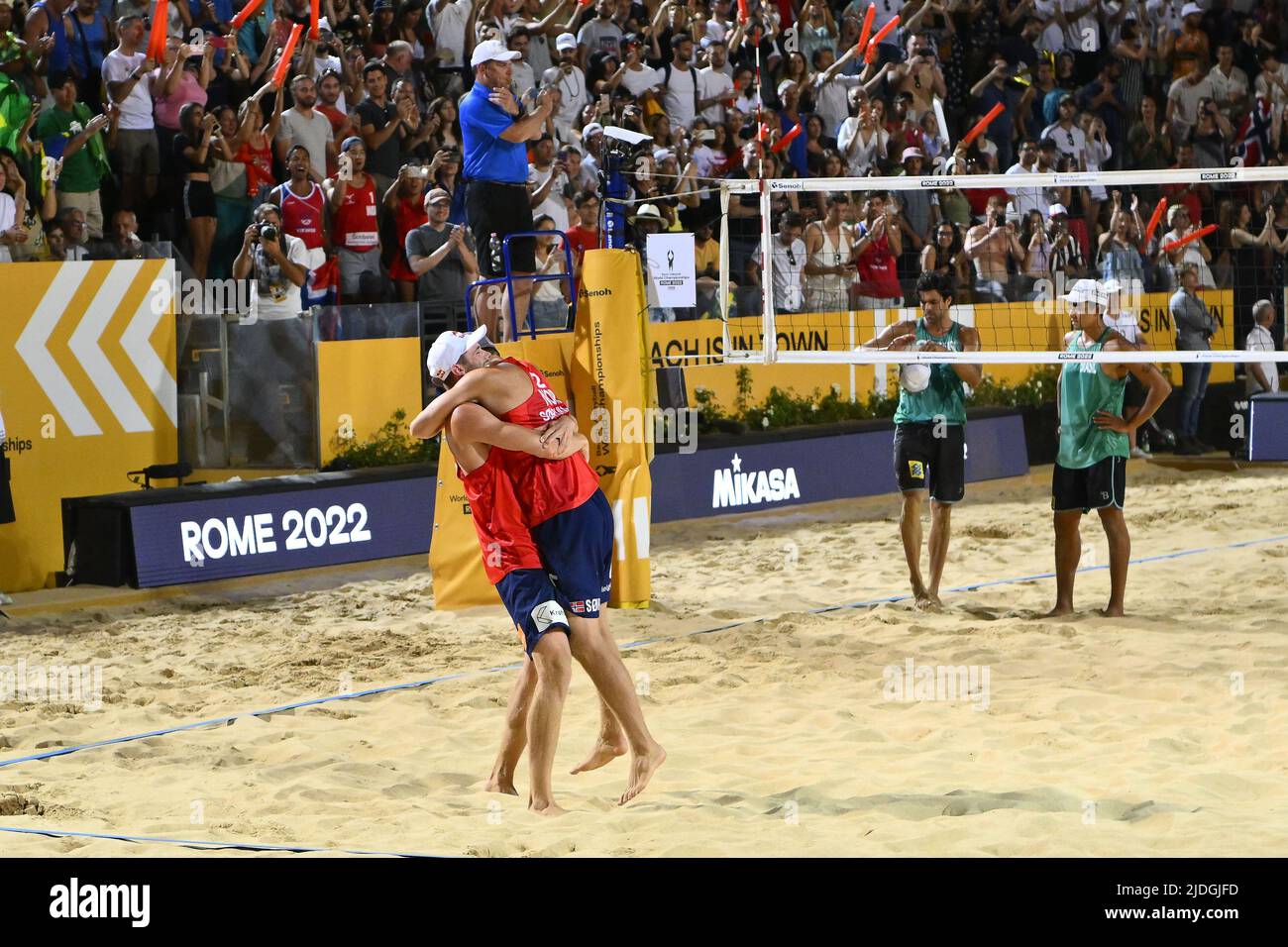 Rome, Italy. 19th June, 2022. Anders Mol and Christian Sorum (NOR) vs ...