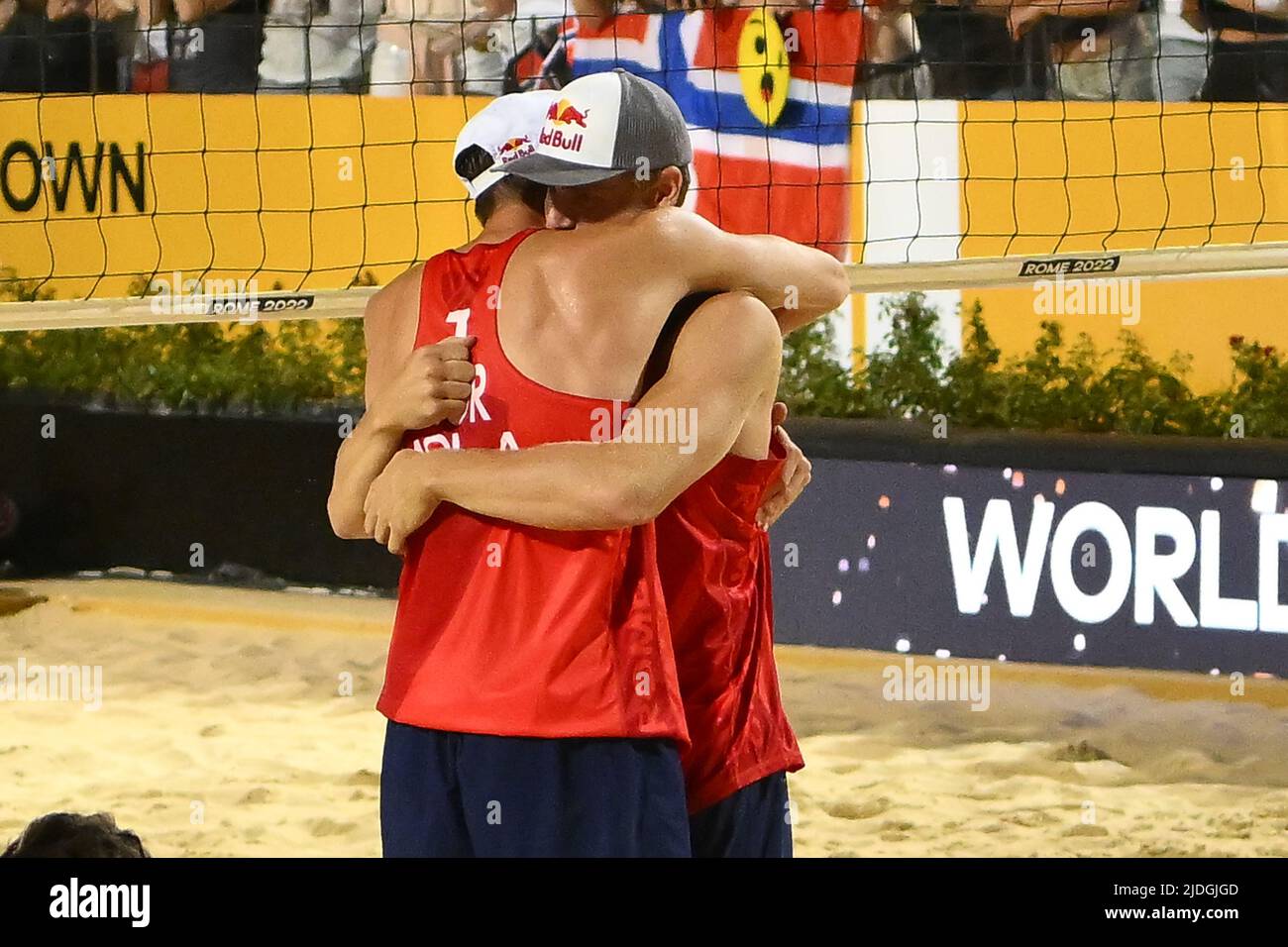 Anders Mol and Christian Sorum (NOR) vs Renato and Vitor Felipe (BRA ...