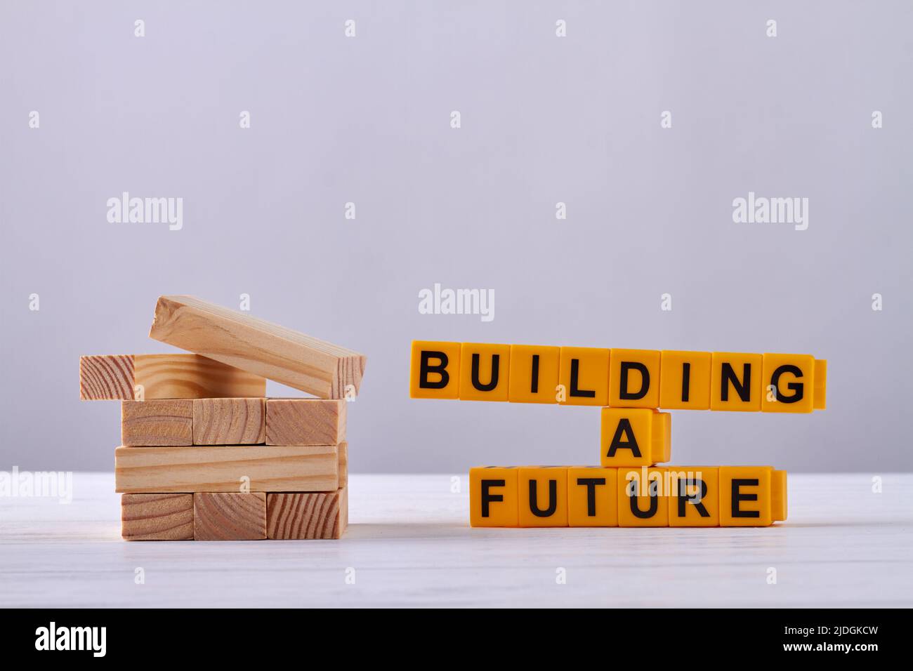 Pile of wooden building blocks hi-res stock photography and images - Alamy