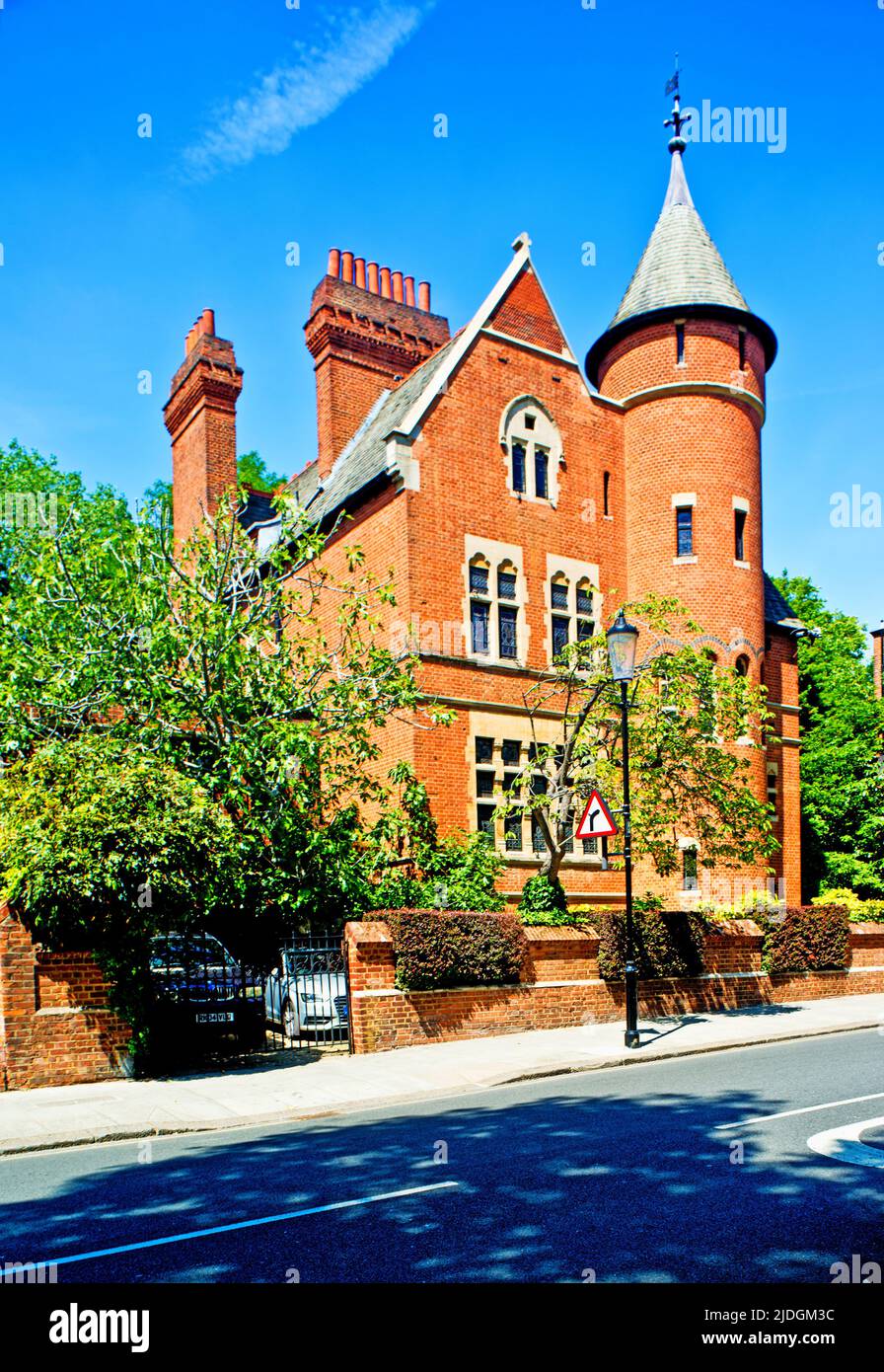 Tower House, Melbury Road, Holland Park, designed and built by William ...