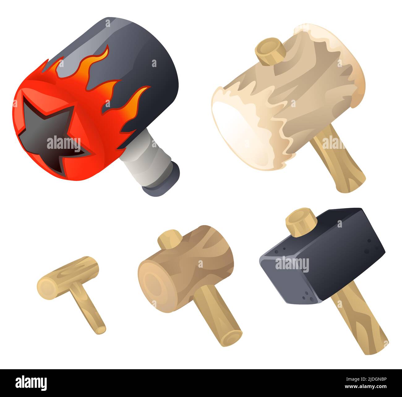 Power hammers Stock Vector Images - Alamy