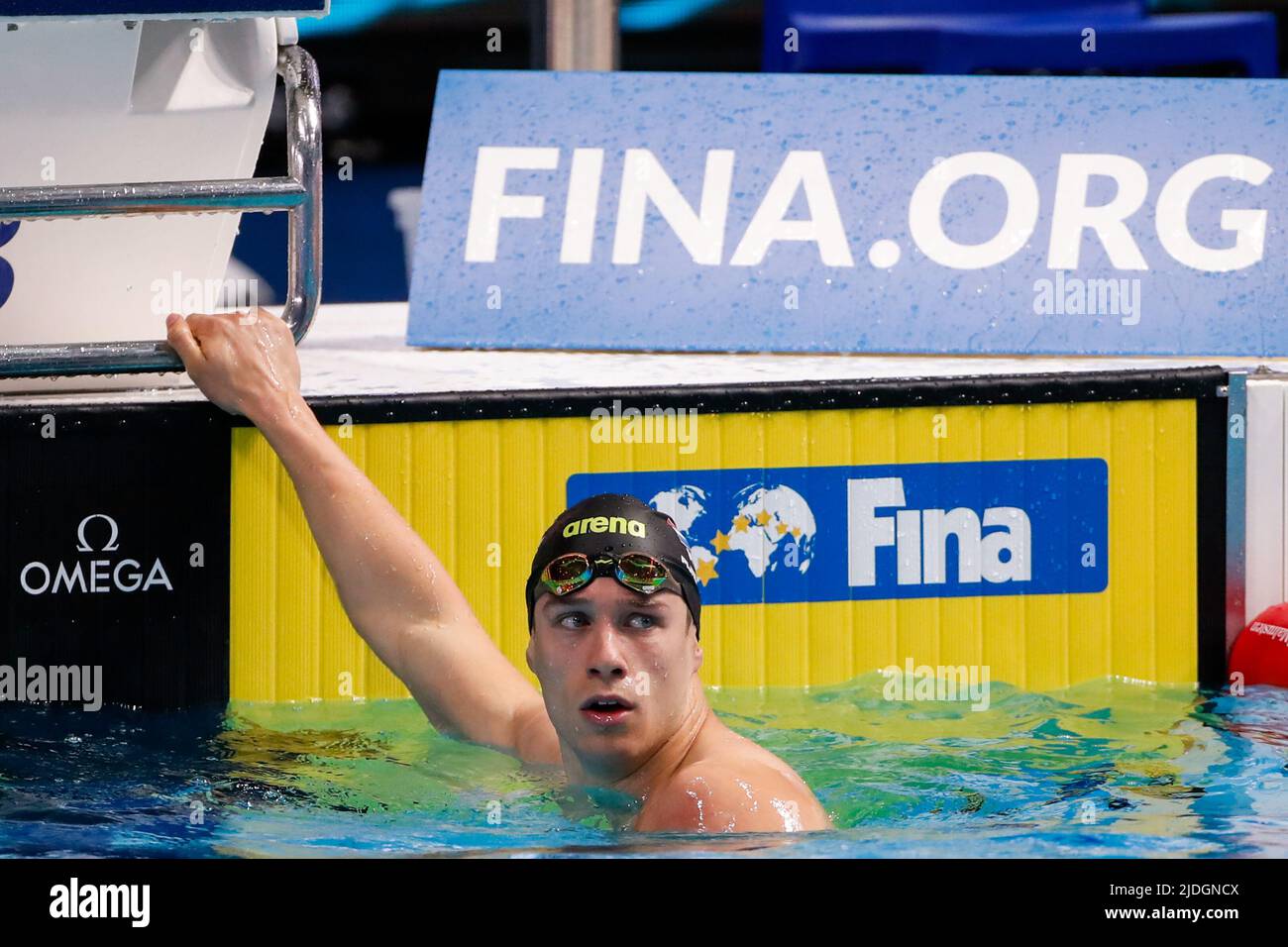 BUDAPEST, HUNGARY - JUNE 21: Stan Pijnenburg of the Netherlands ...