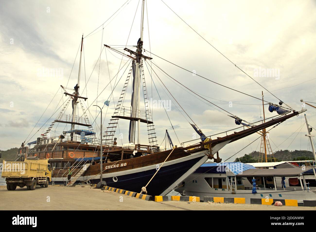 "Cheng Ho", a phinisi schooner named after Zheng He—a 14th and 15th ...