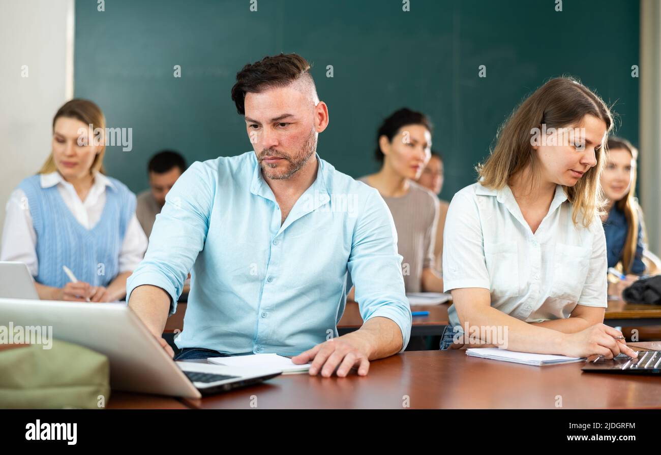University students american european hi-res stock photography and ...