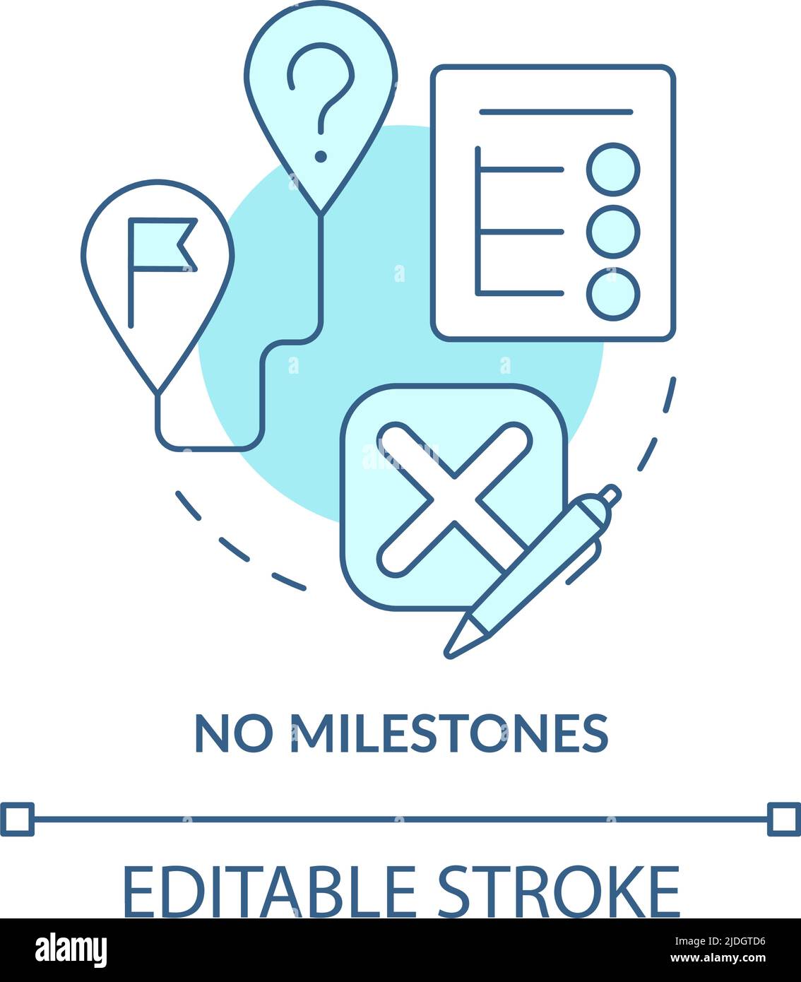 No milestones turquoise concept icon Stock Vector Image & Art - Alamy No milestones turquoise concept icon Stock Vector Image & Art - Alamy