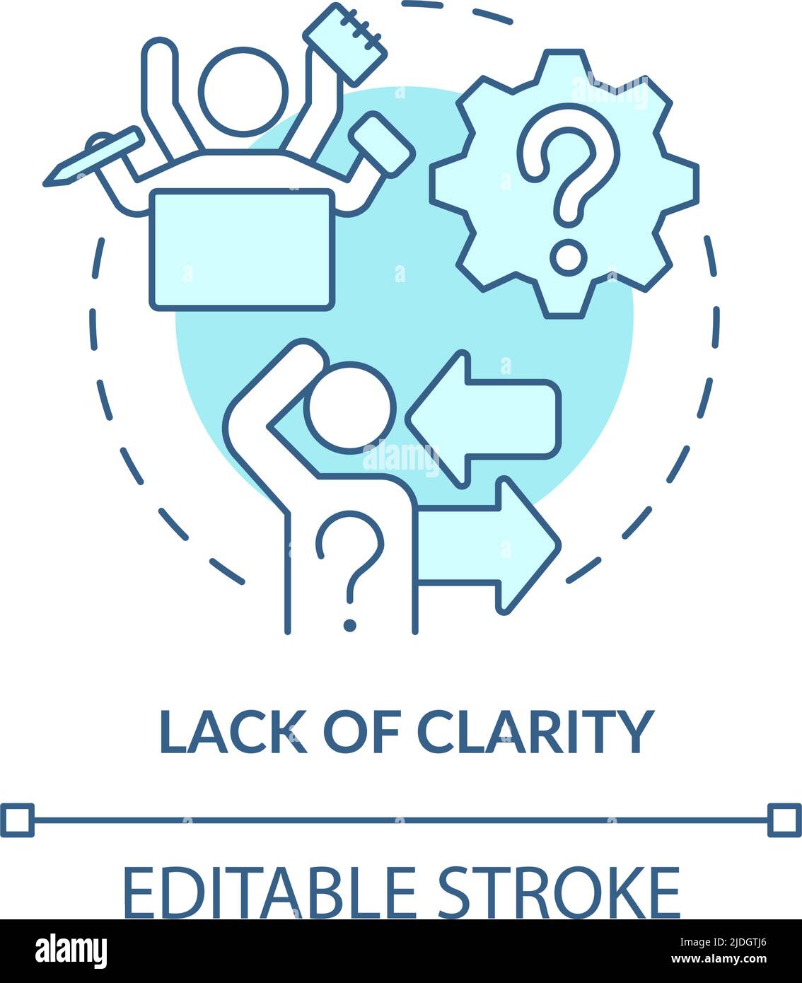 Lack of clarity Stock Vector Images - Alamy