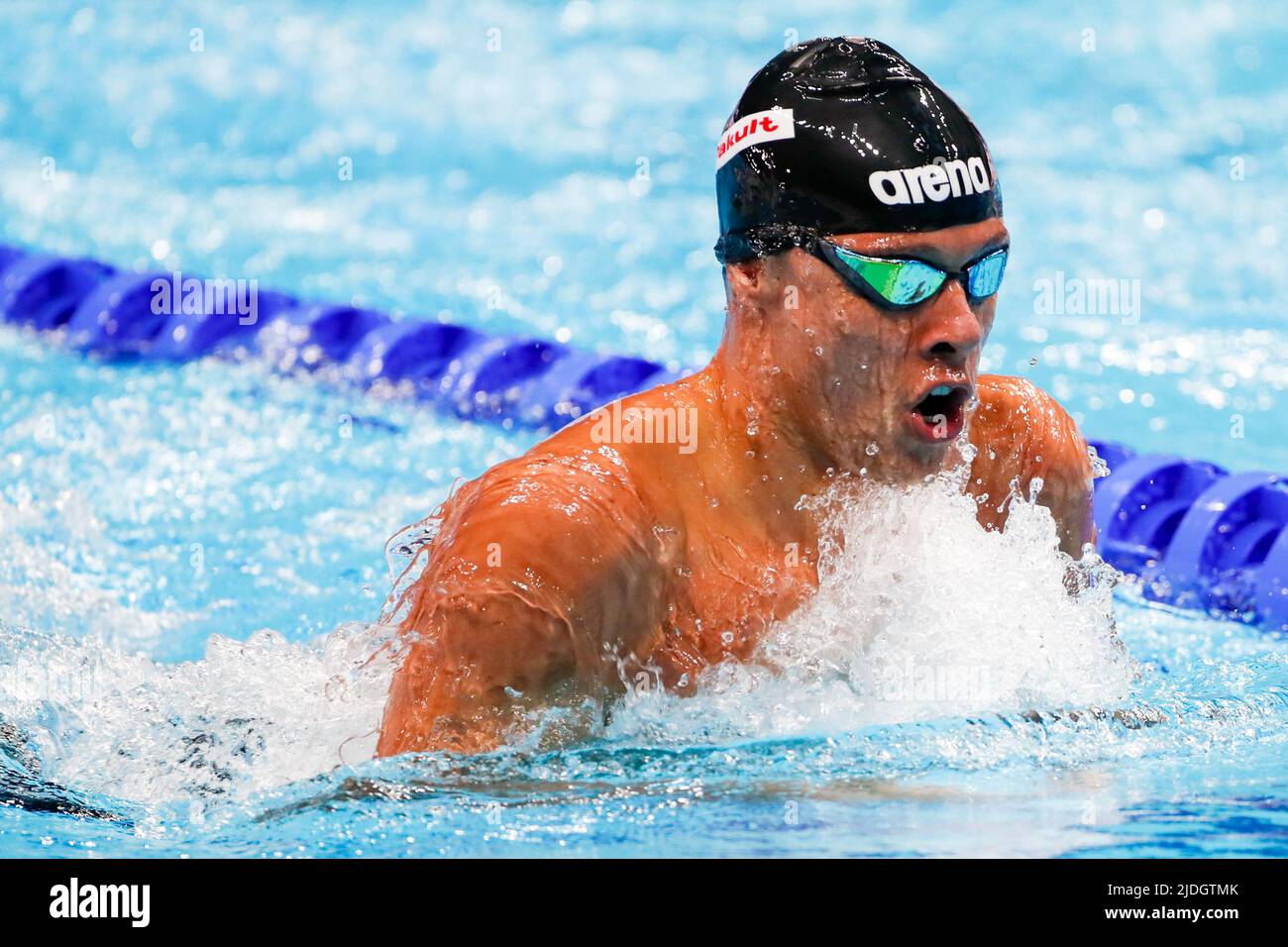 BUDAPEST, HUNGARY - JUNE 21: Frantisek Jablcnik of Slovakia competing ...