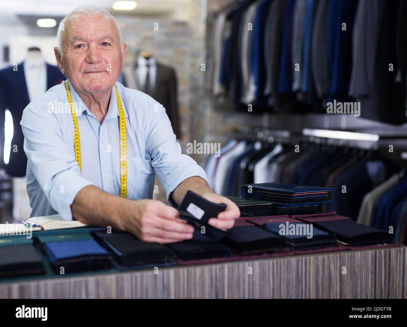 Tailor samples fabric hi-res stock photography and images - Alamy