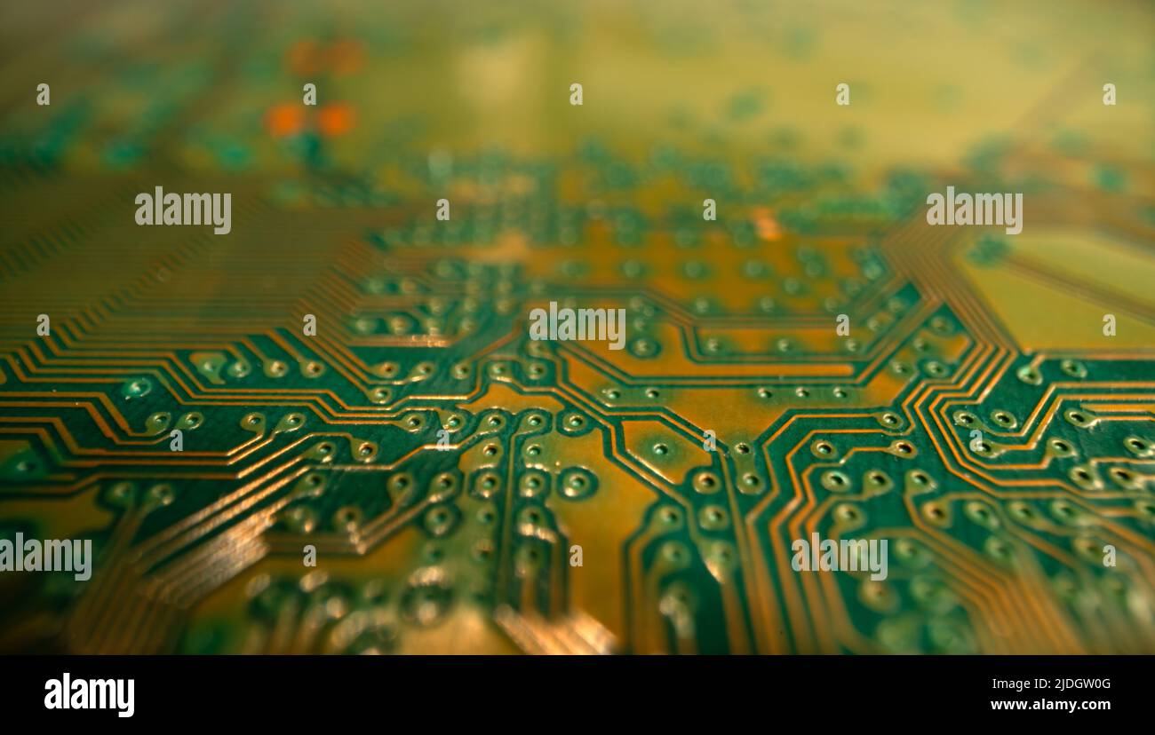 Circuit board, electronic motherboard. Digital engineering concept, hi ...