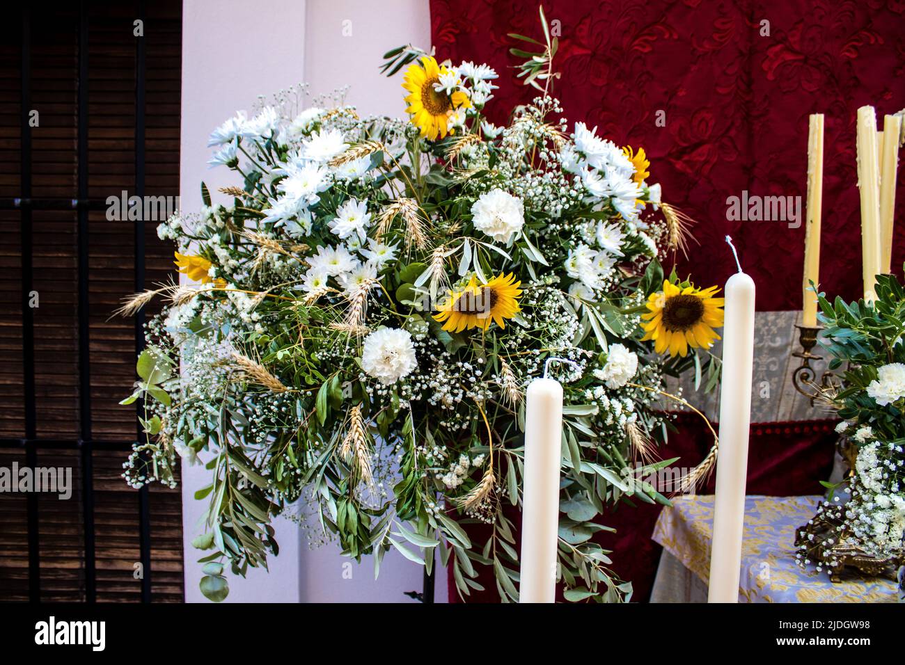 Carmona, Spain - June 19, 2022 Corpus Christi de Carmona, religious ...