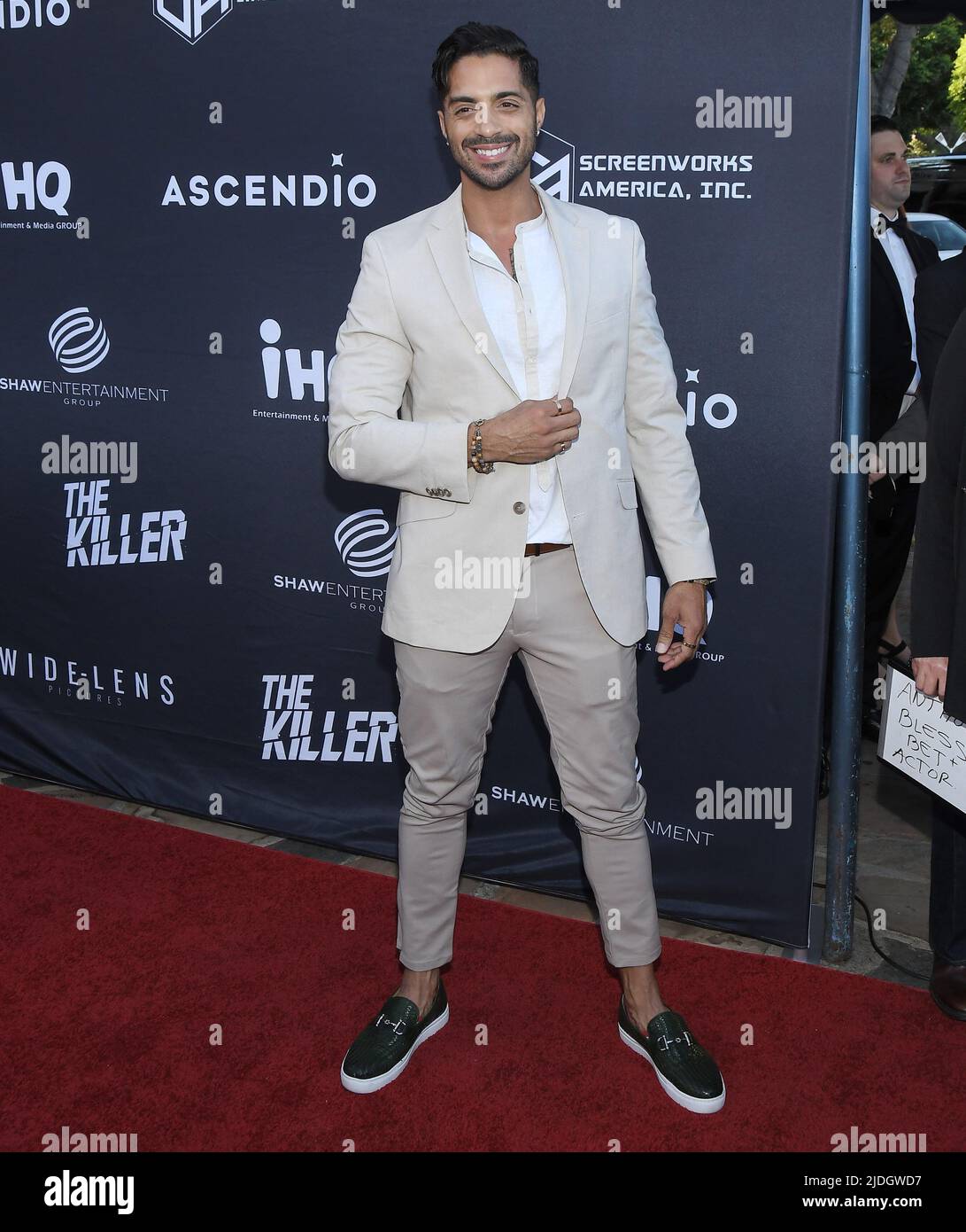 Anthony Bless arrives at THE KILLER Los Angeles Premiere held at the ...