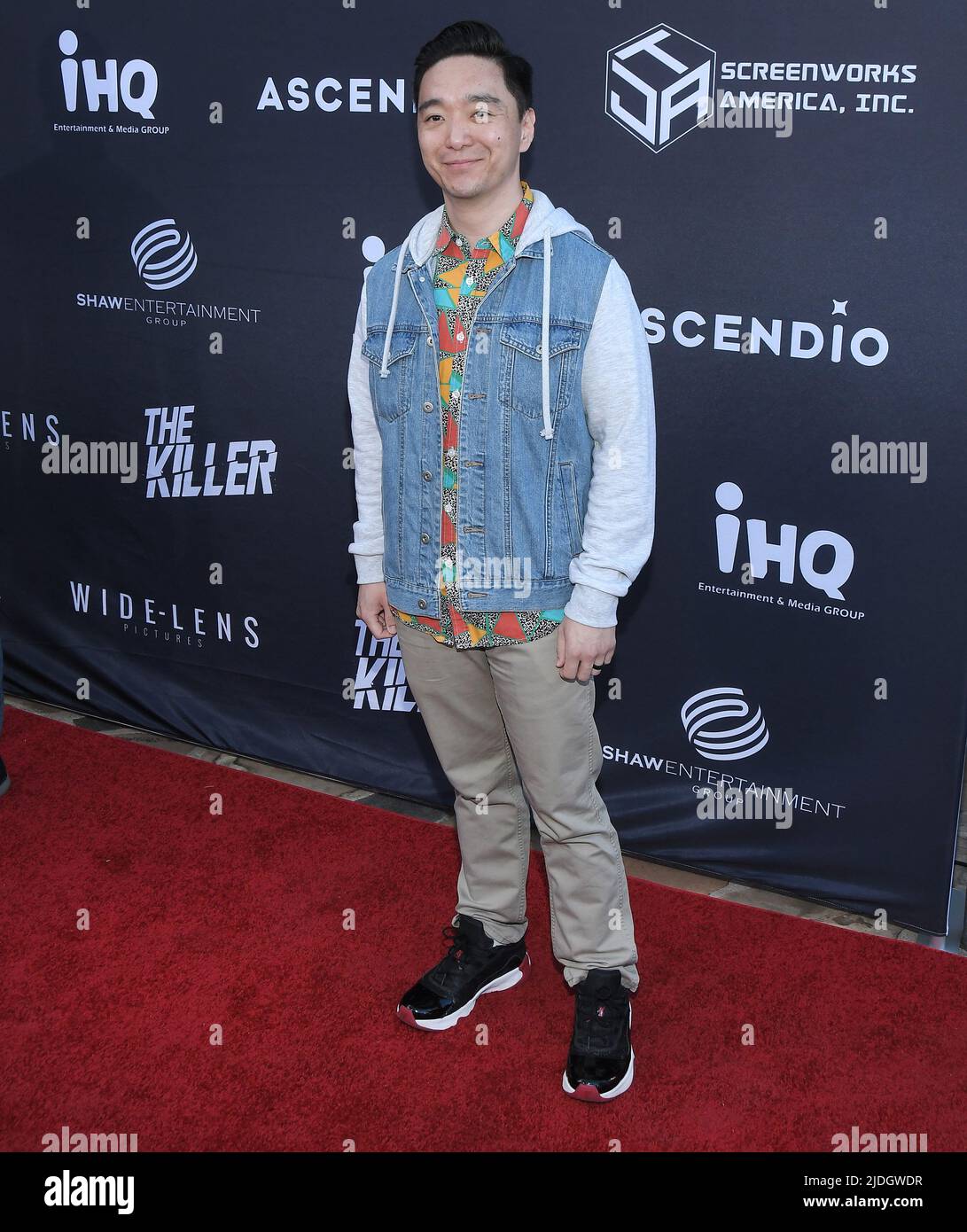 Hymnson Chan arrives at THE KILLER Los Angeles Premiere held at the ...
