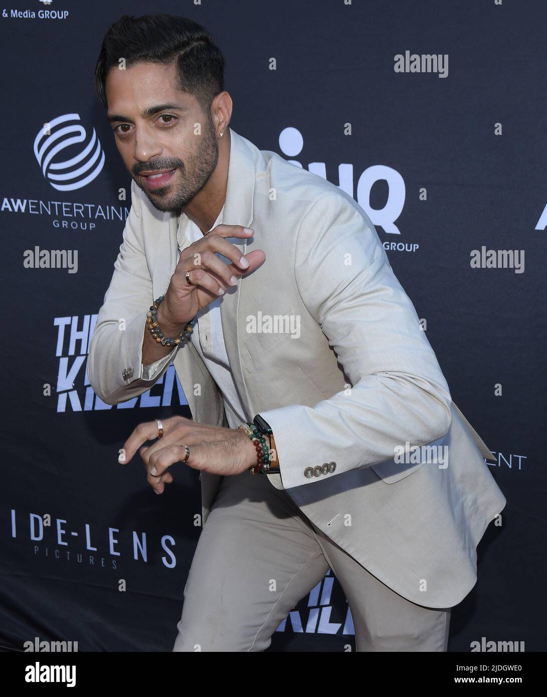 Anthony Bless arrives at THE KILLER Los Angeles Premiere held at the ...