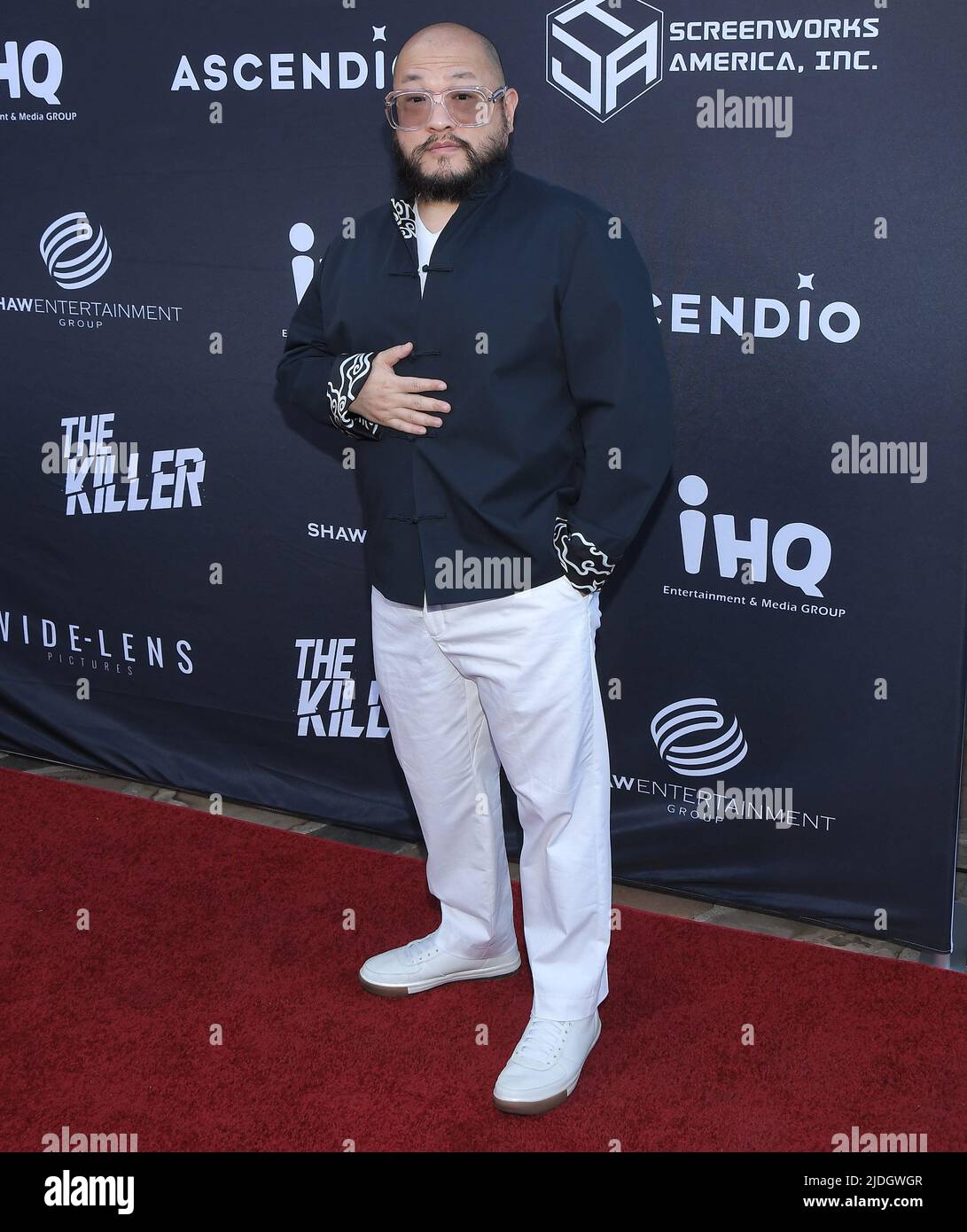 Bernard Chang arrives at THE KILLER Los Angeles Premiere held at the ...