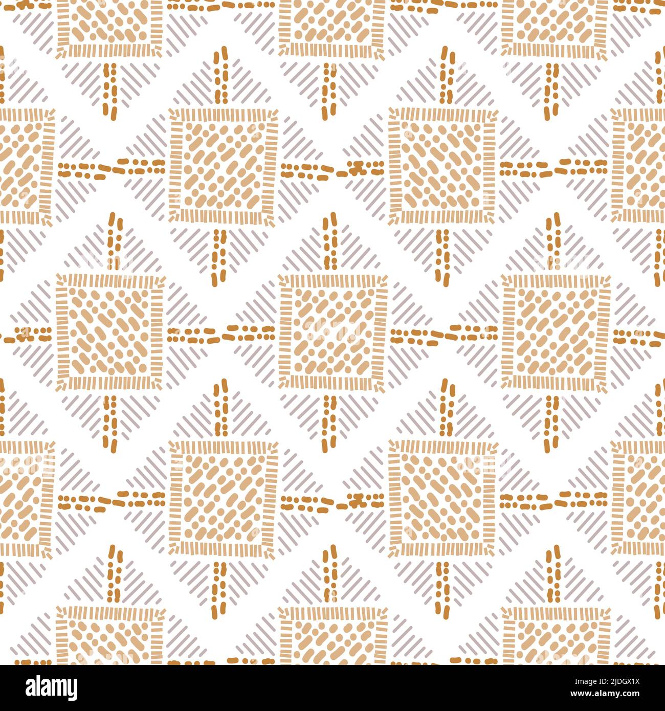 Geometric intertwined rhombus shapes seamless pattern. Abstract ...
