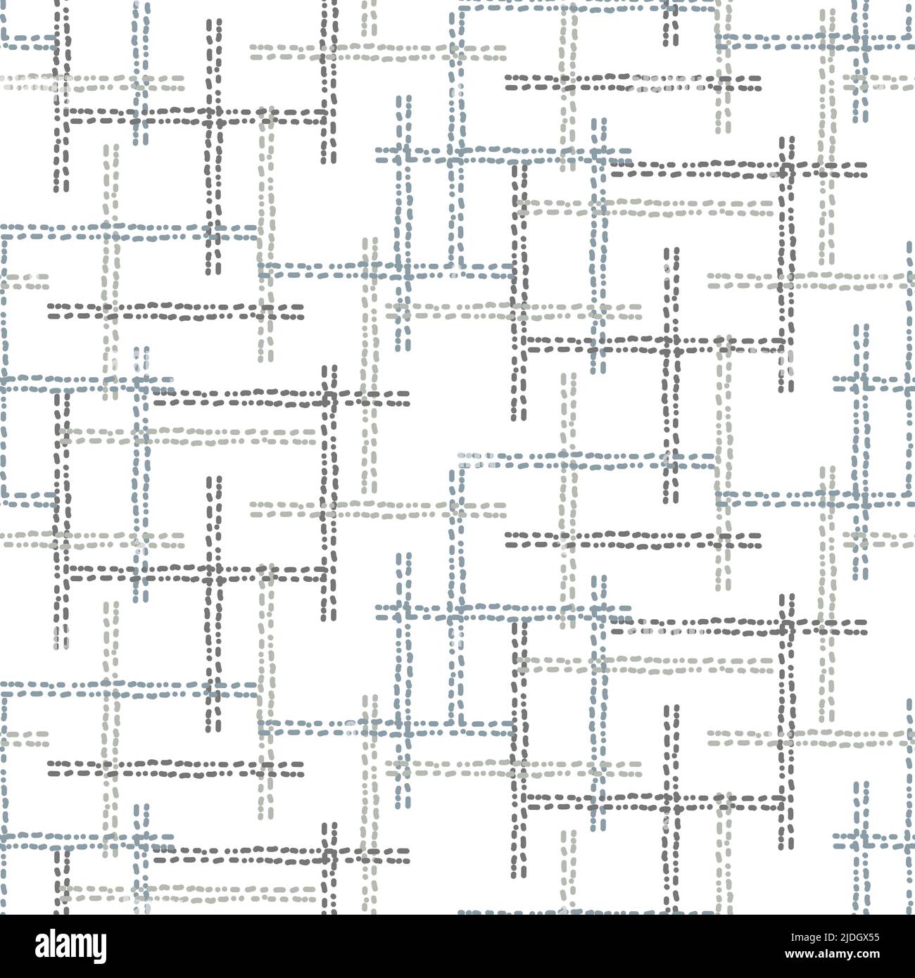 Geometric crossed line shapes seamless pattern. Abstract tileable ...
