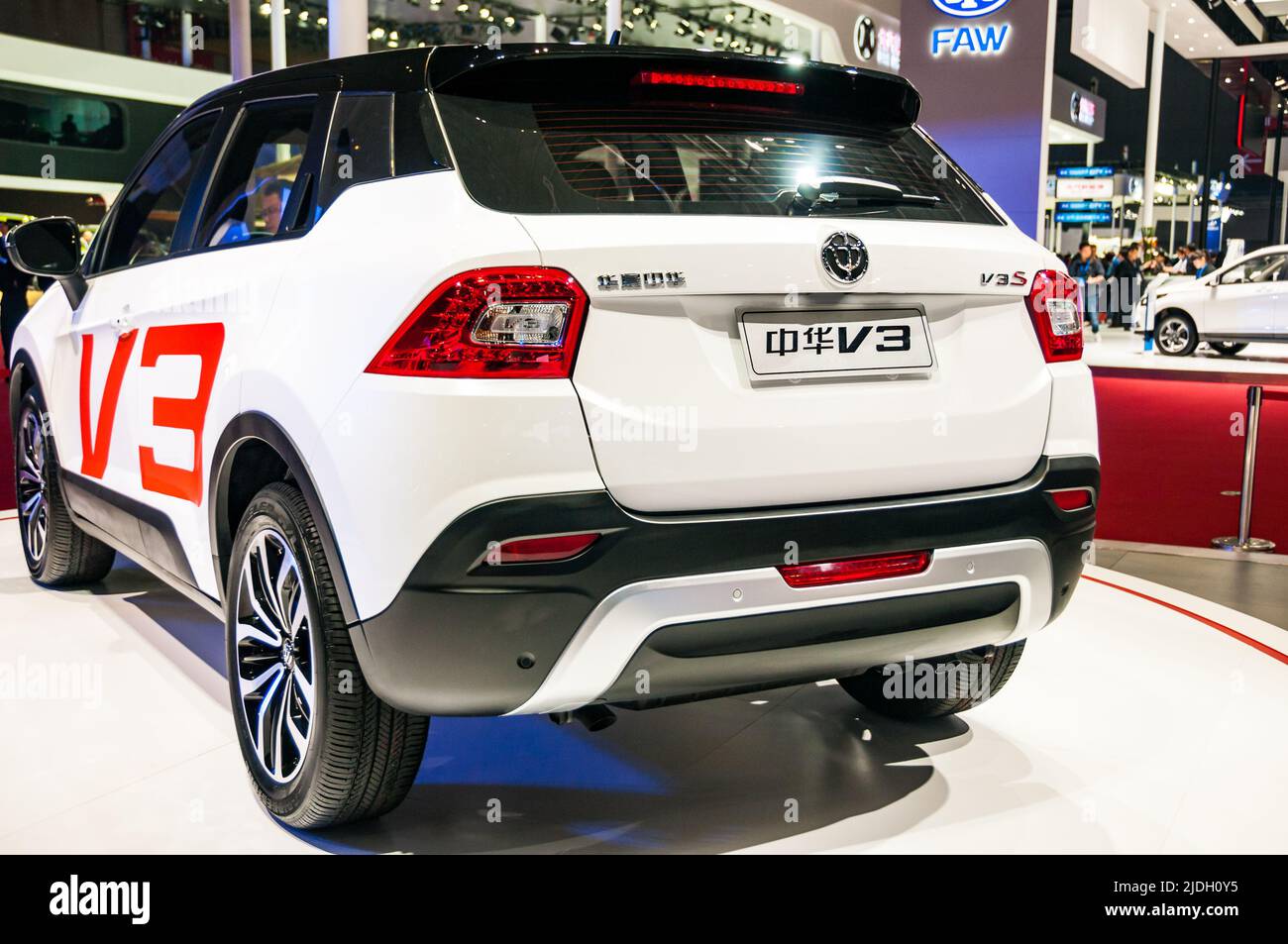 Brilliance V3 SUV car at the 2015 Shanghai Auto Show Stock Photo - Alamy