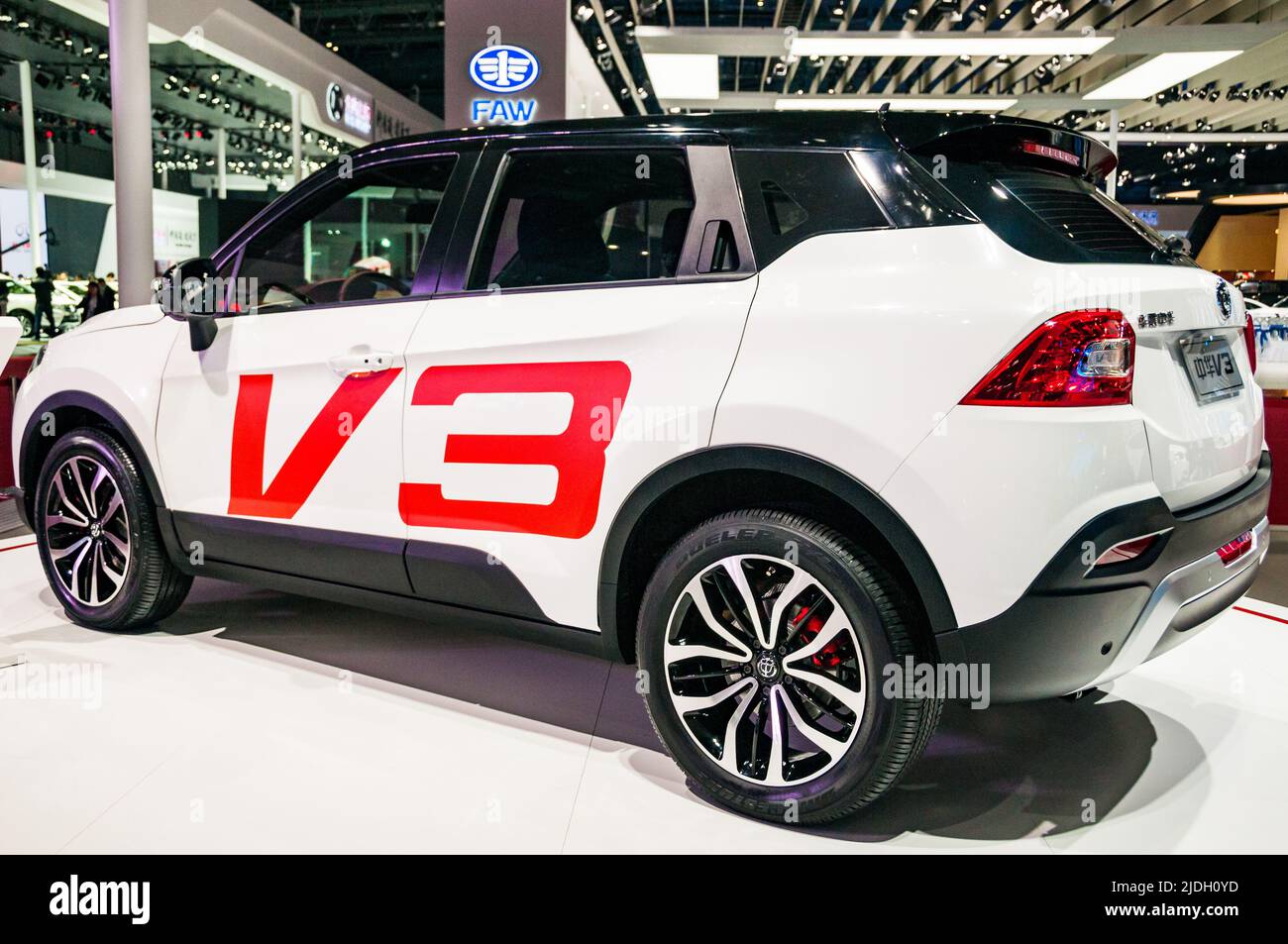 Brilliance V3 SUV car at the 2015 Shanghai Auto Show Stock Photo - Alamy