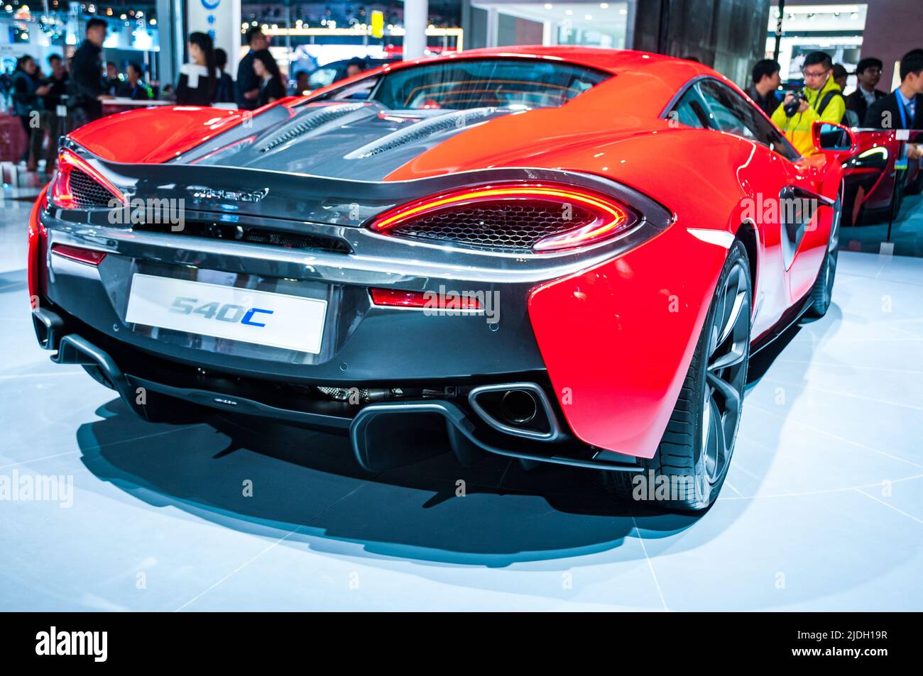 McLaren 540C on display at the 2015 Shanghai Auto Show Stock Photo - Alamy