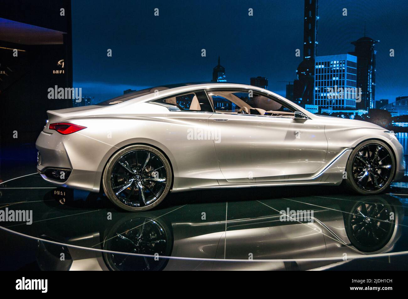 Infiniti Q60 on display at the 2015 Shanghai Auto Show Stock Photo - Alamy