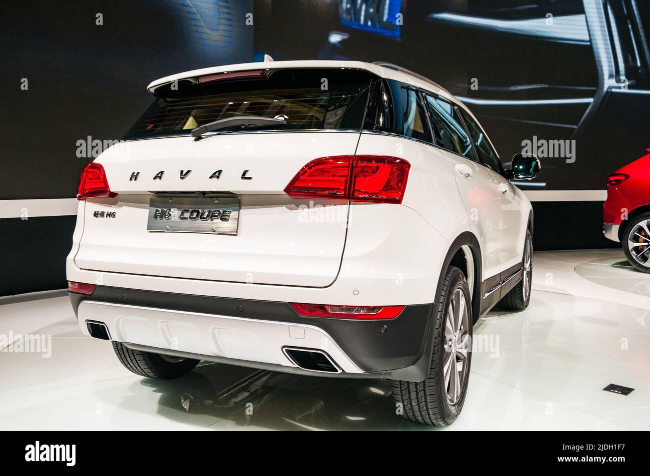 Haval H6 Coupe SUV on display at the 2015 Shanghai Auto Show Stock ...