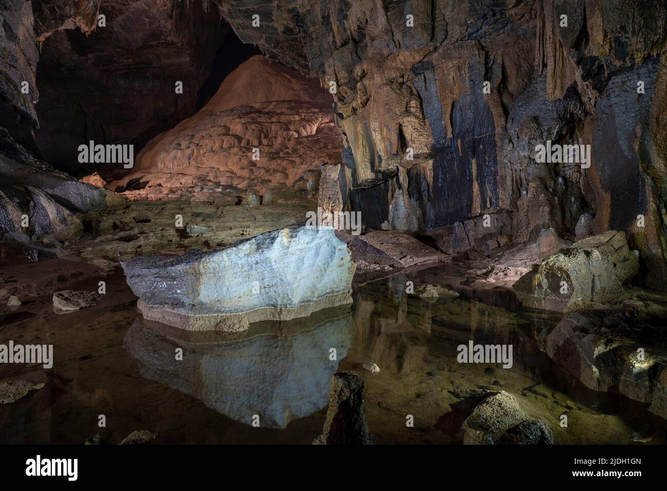 Krizna Jama Cave, Cross Cave, Grahovo, Slovenia Stock Photo - Alamy