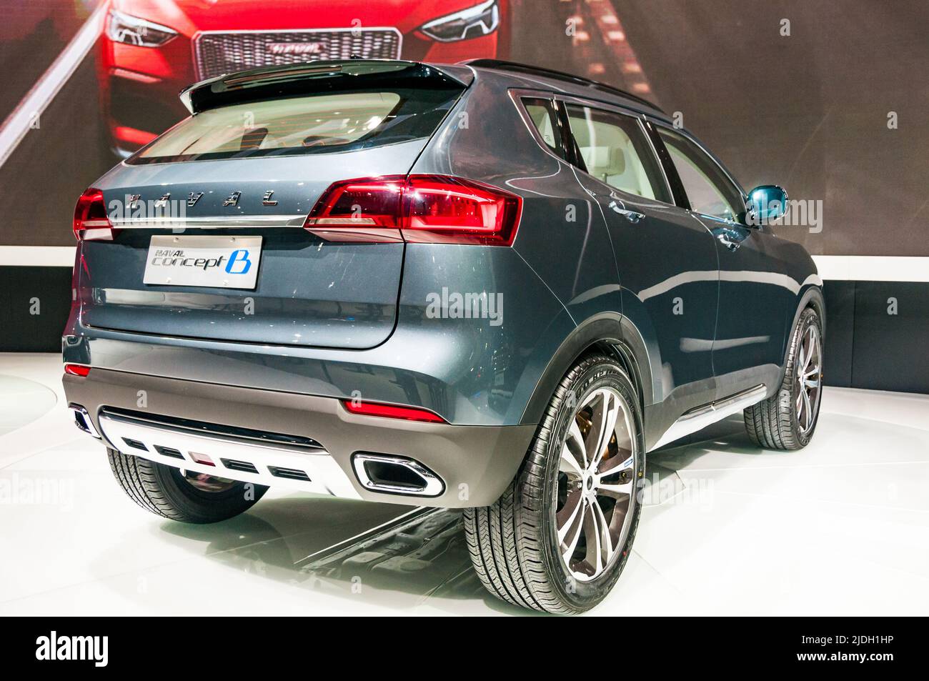 Haval Concept B on display at the 2015 Shanghai Auto Show Stock Photo ...