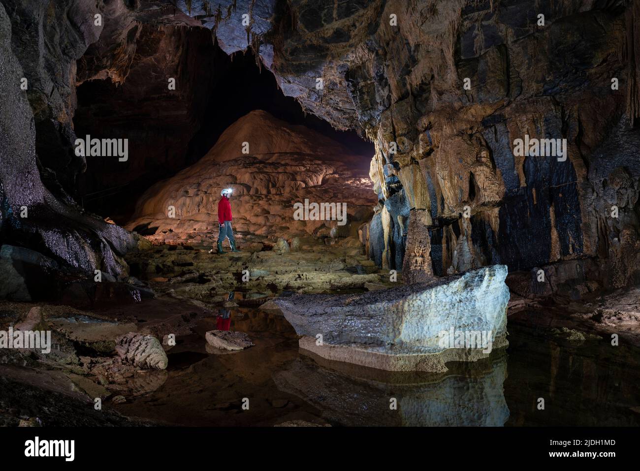 Krizna Jama Cave, Cross Cave, Grahovo, Slovenia Stock Photo - Alamy