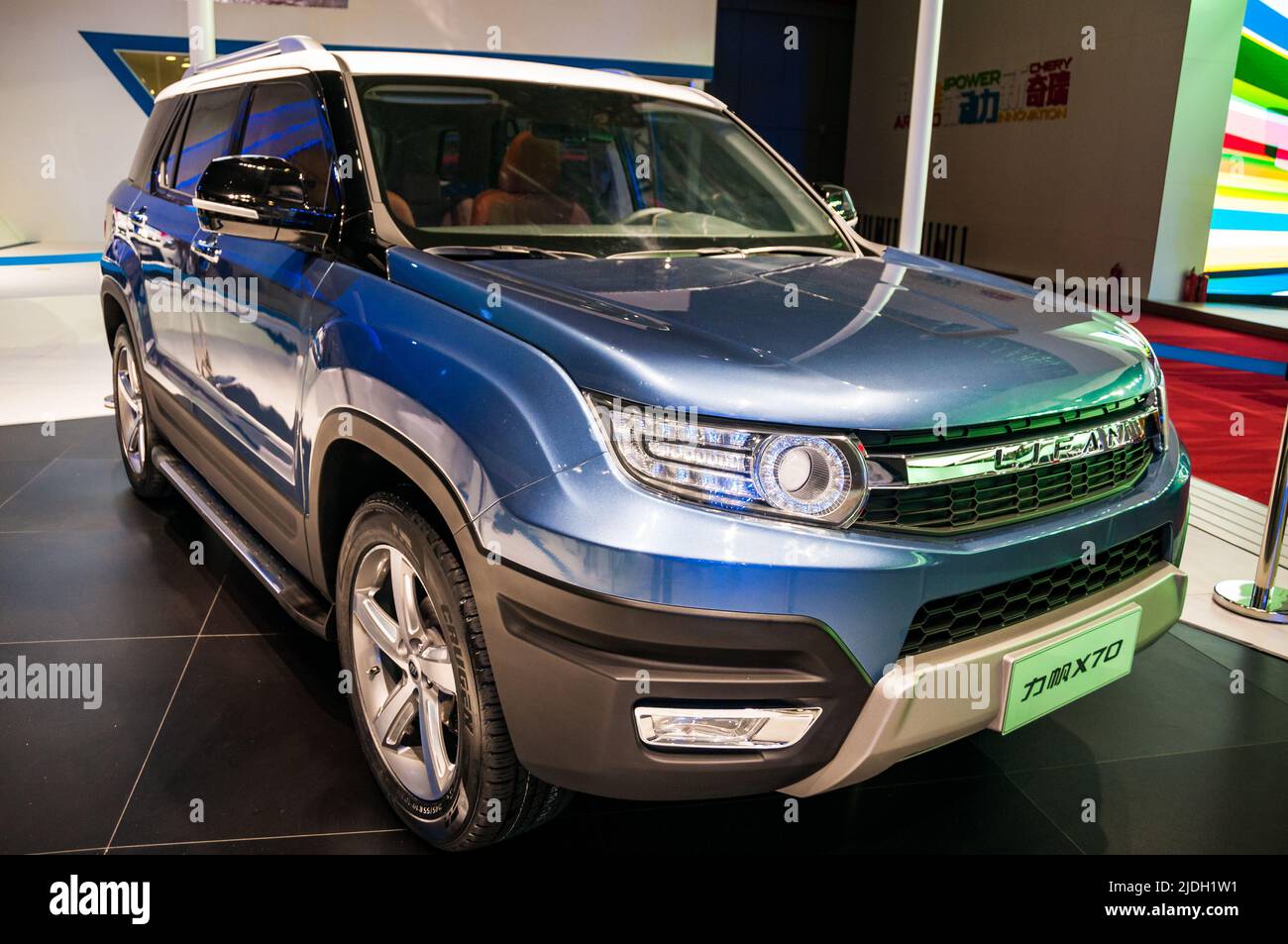 Lifan X70 SUV concept on display at the 2015 Shanghai Auto Show Stock ...