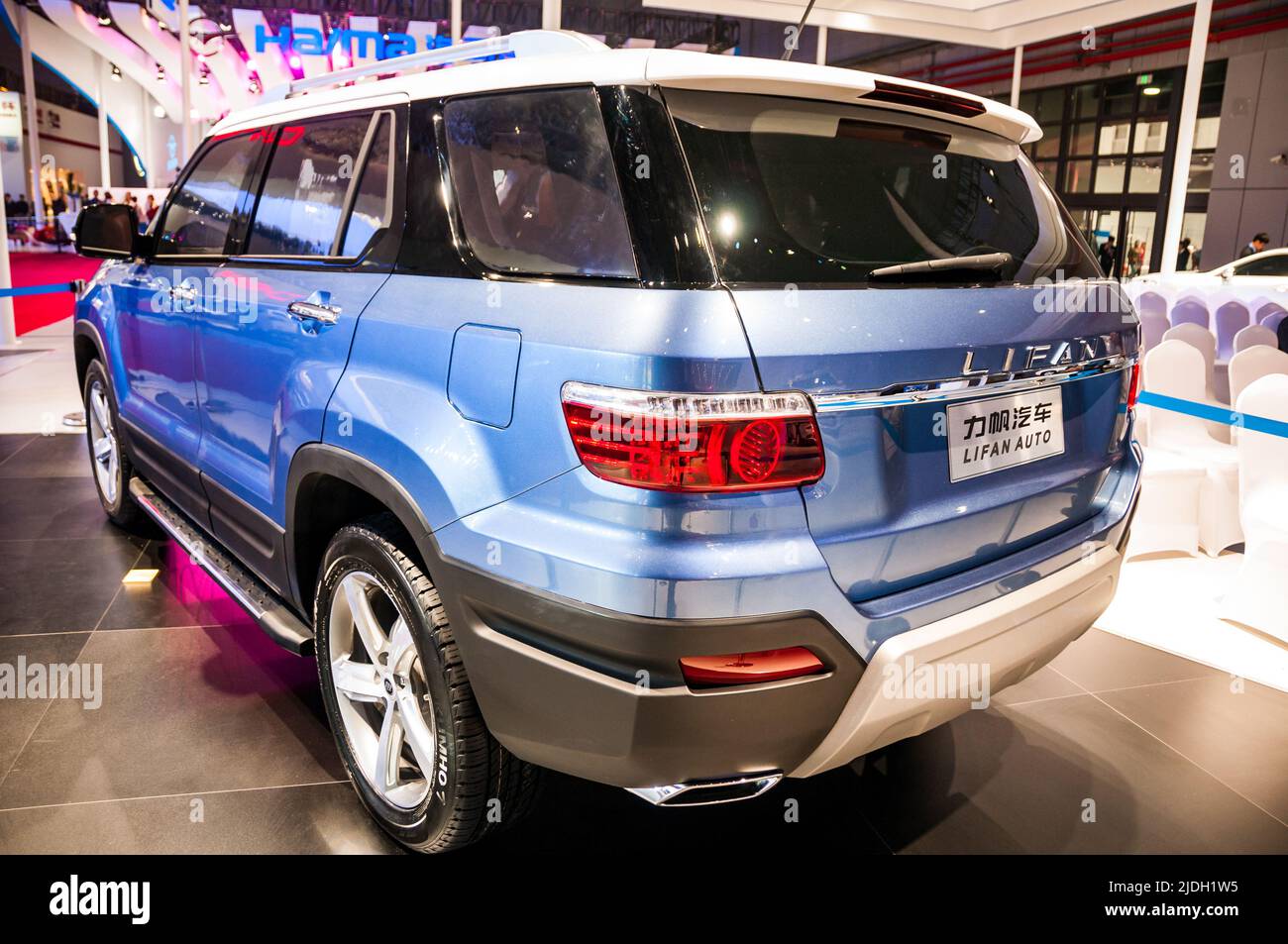 Lifan X70 SUV concept on display at the 2015 Shanghai Auto Show Stock ...