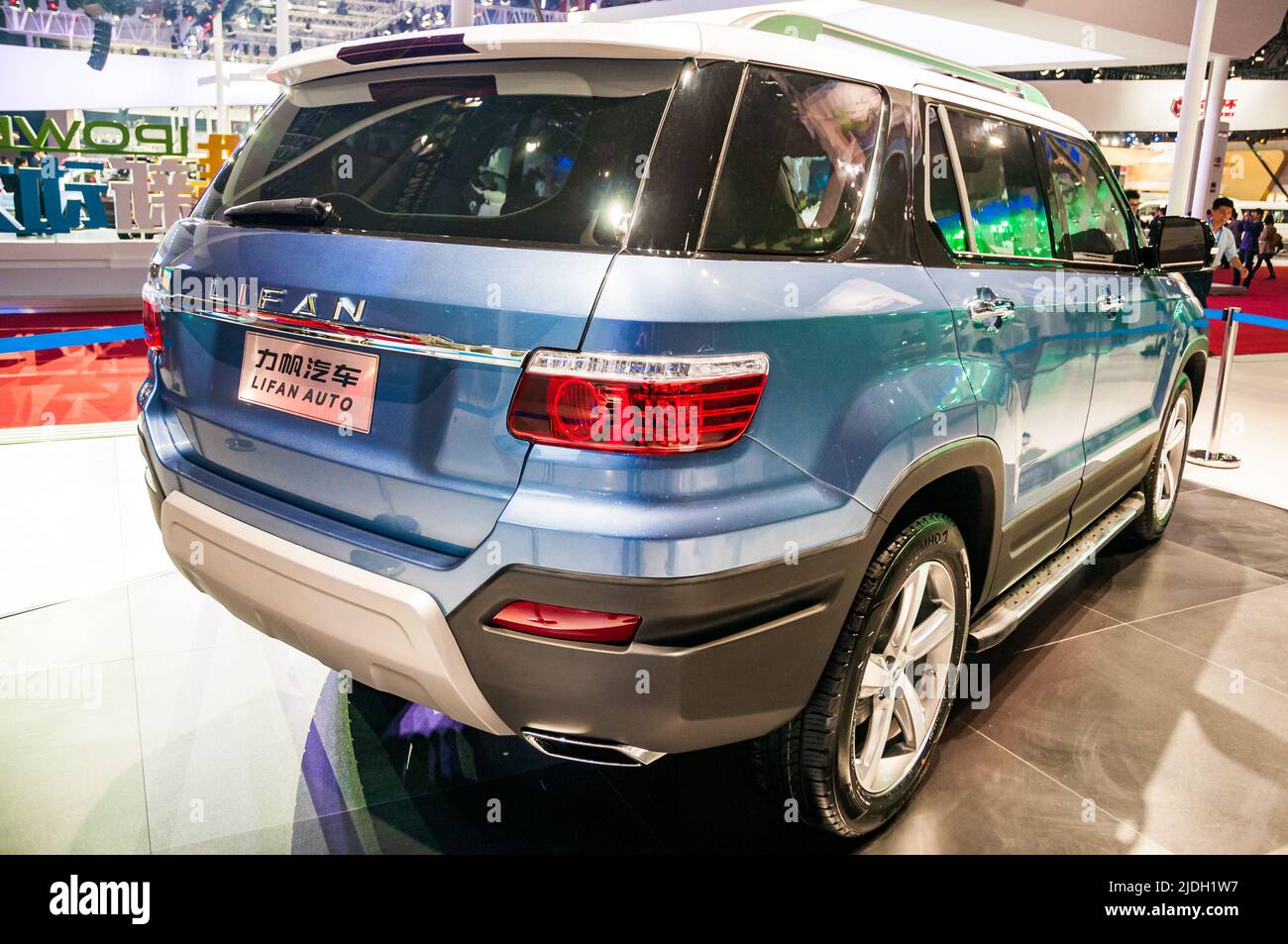 Lifan X70 SUV concept on display at the 2015 Shanghai Auto Show Stock ...