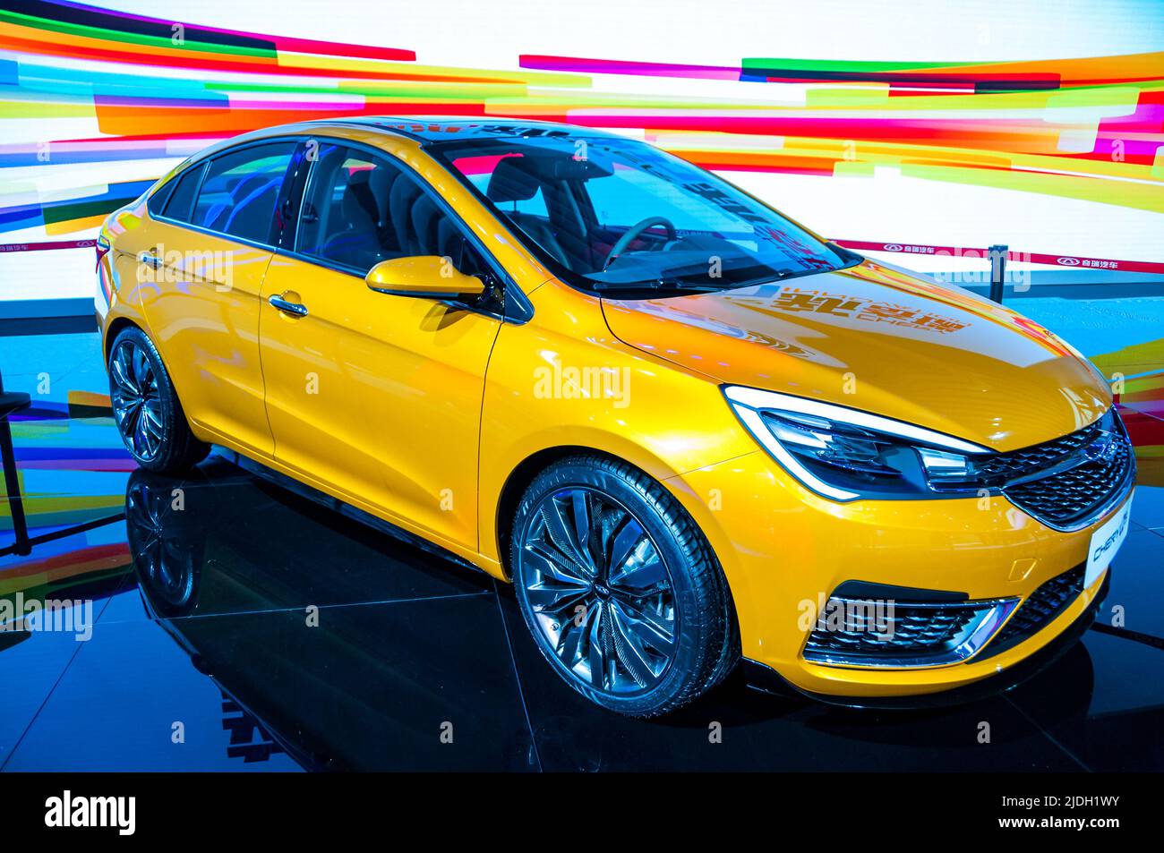 Chery Alpha 5 on display at the 2015 Shanghai Auto Show Stock Photo - Alamy