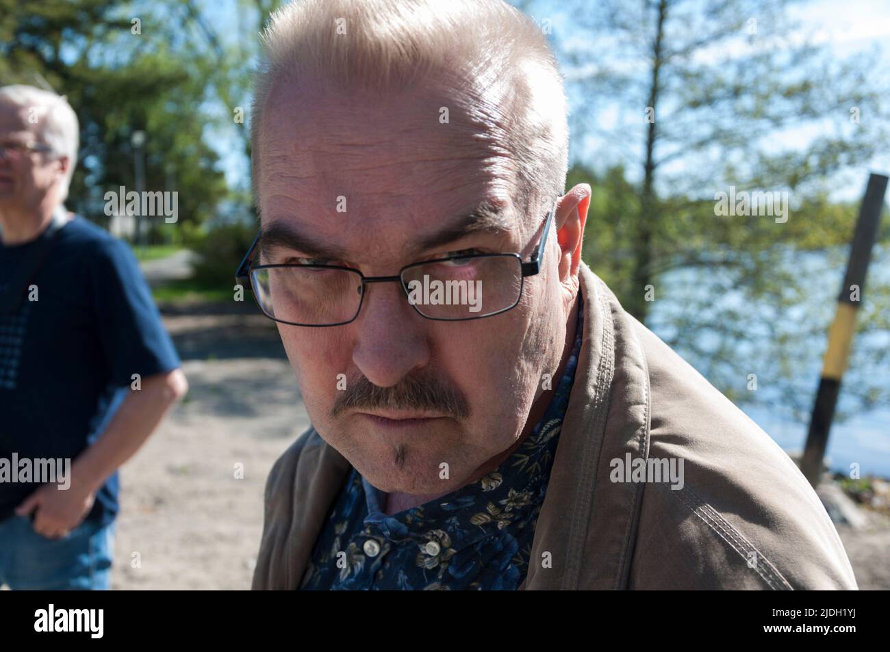 Angry Looking Man Stock Photo - Alamy