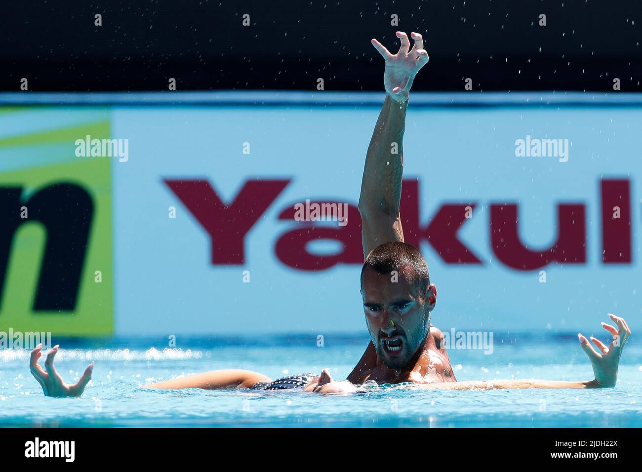 Budapest, Hungary, 20th June 2022. Emma Garcia and Pau Ribes of Spain ...