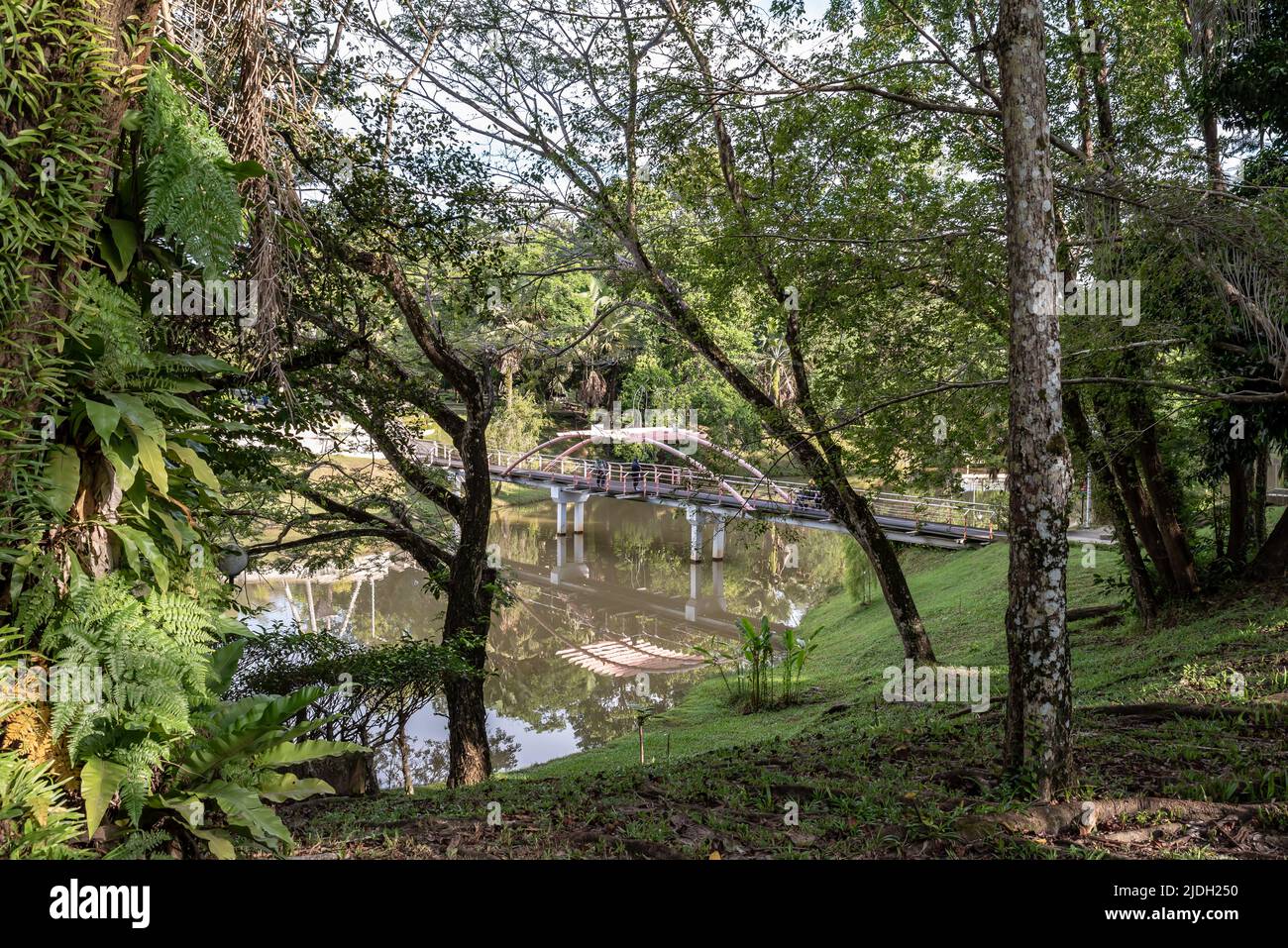 Labuan, Malaysia-June 08, 2021, Labuan Botanical Garden is one of many ...