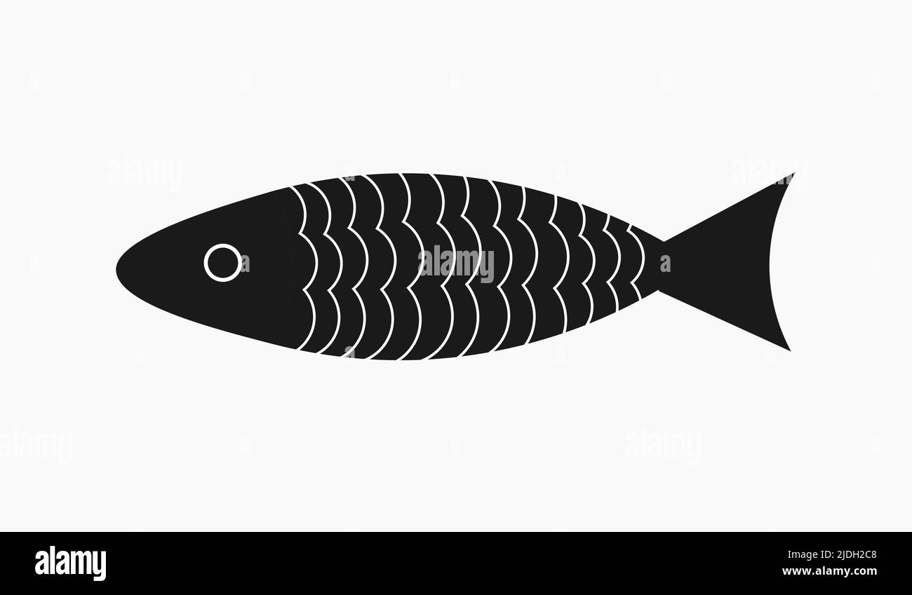 Fish symbol icon. Vector illustration Stock Vector Image & Art - Alamy