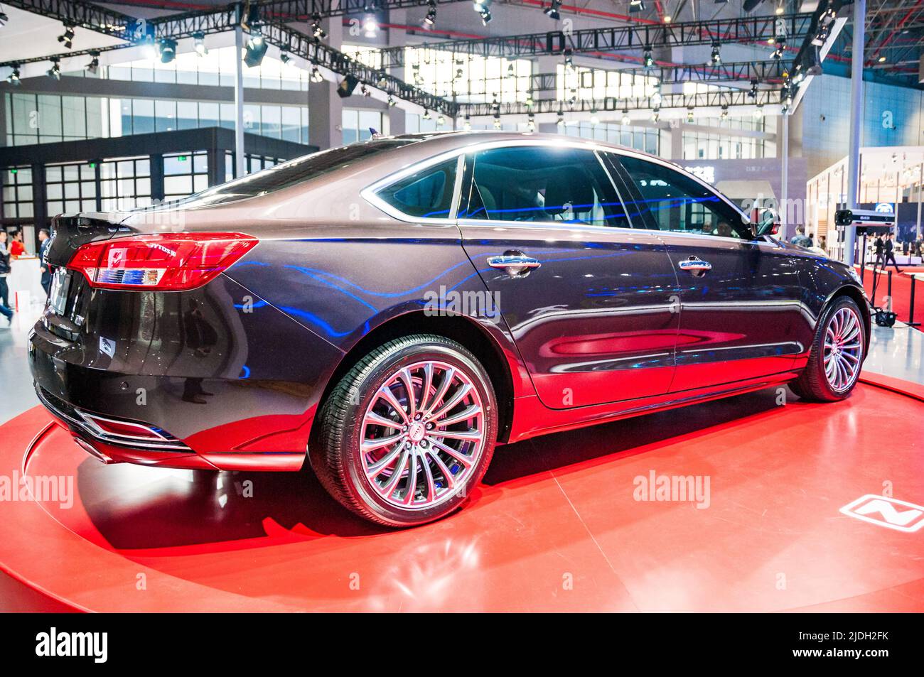 Zotye Z700 on display at the 2015 Shanghai Auto Show Stock Photo - Alamy