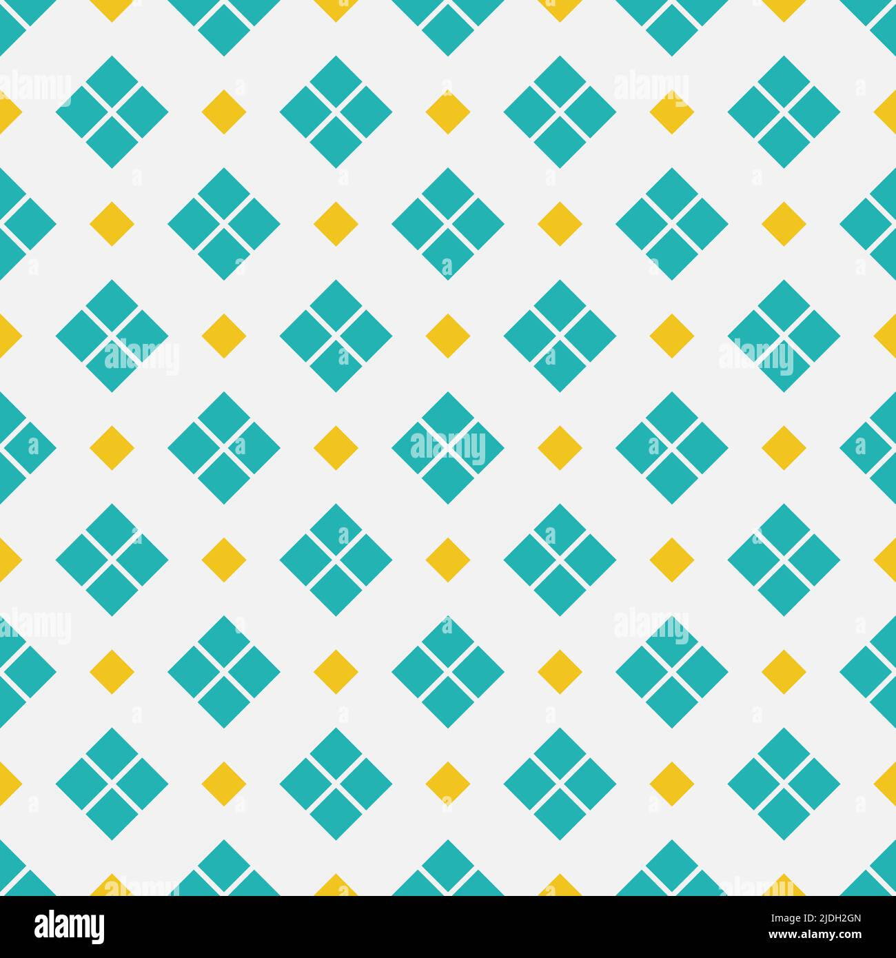 Squares blue checkered retro seamless pattern. Vector illustration ...