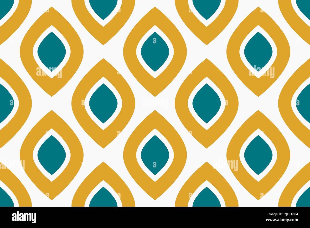Retro leaves seamless pattern. Vector illustration Stock Vector Image ...